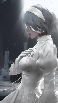 2B White Elegance Mobile Live Wallpaper