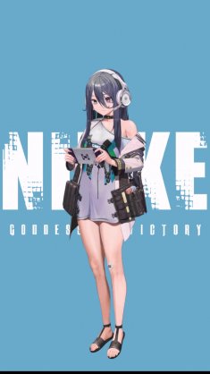 Nikke EVE Keyhole Dress Outfit Mobile Live Wallpaper
