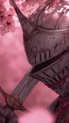 Fallen Knight Blossom Field Mobile Live Wallpaper