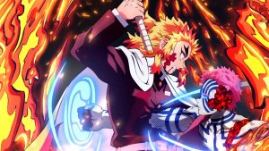 Rengoku Vs Akaza Fight Live Wallpaper