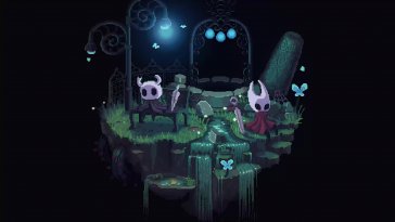 Pixel Hornet Hollow Knight Silksong Live Wallpaper