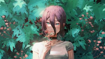 Reze in Rain Live Wallpaper