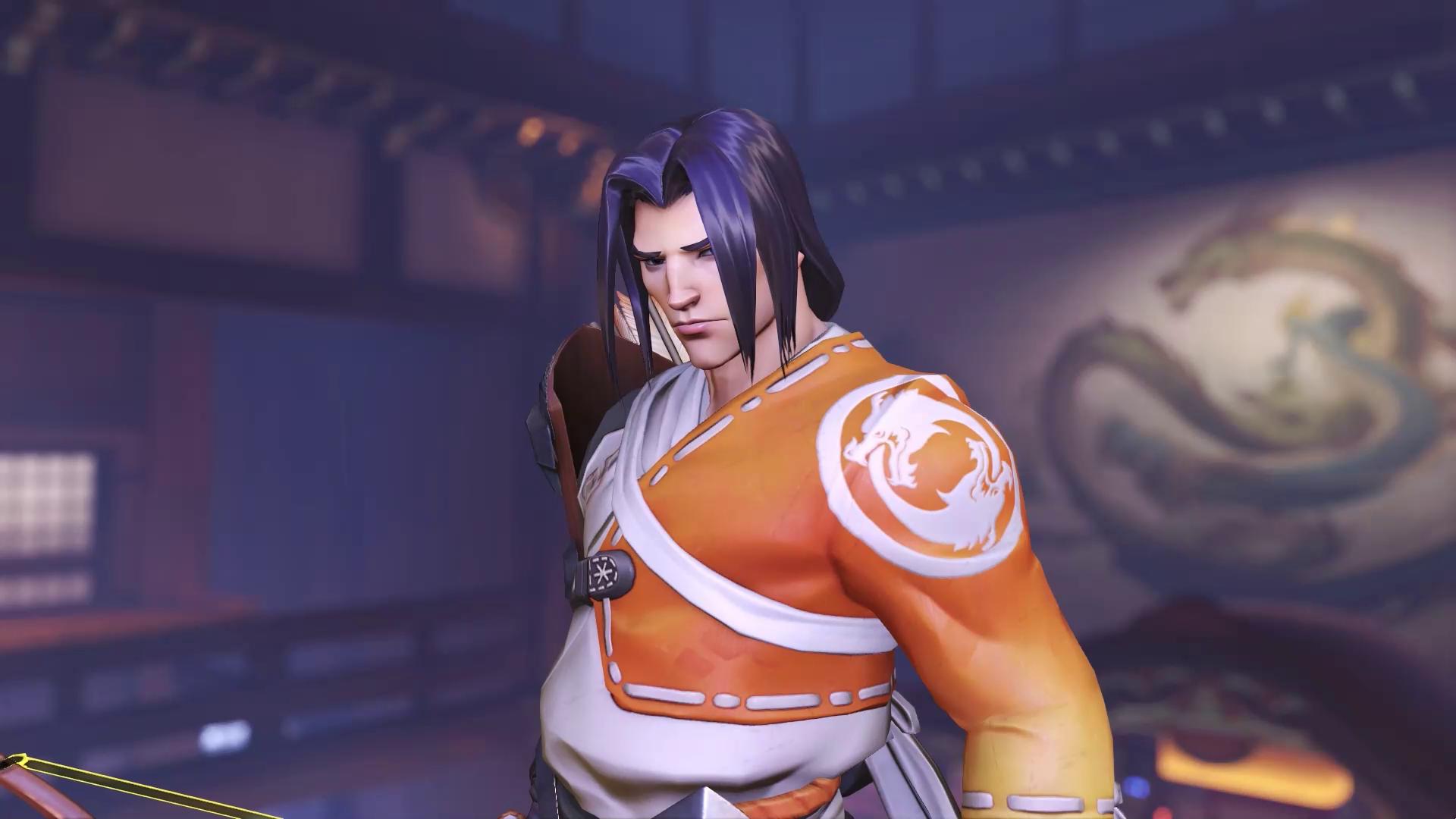 Young Hanzo With Bow Overwatch 2 Animated Wallpaper