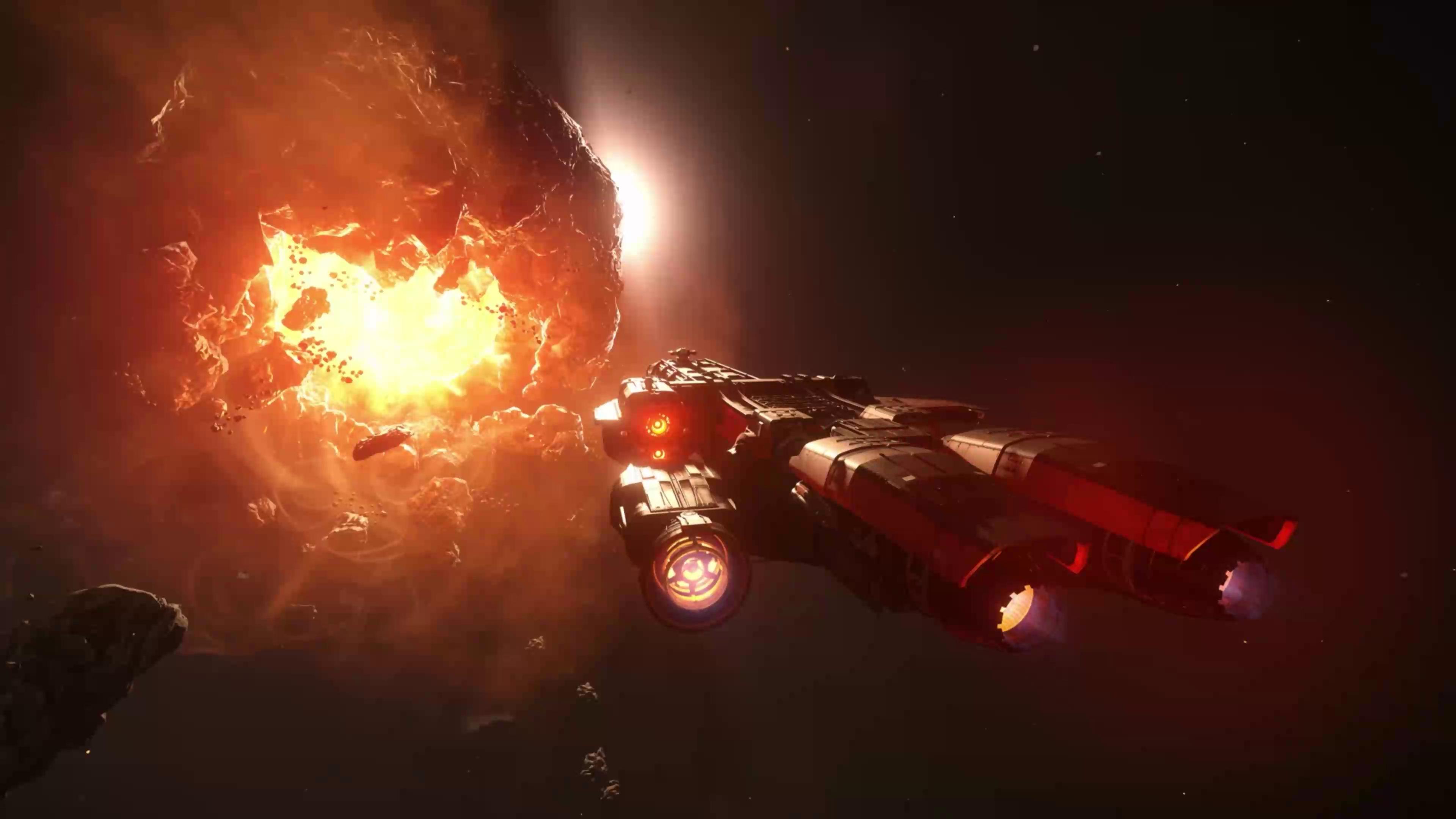 Caterpillar Pirate Edition (Star Citizen) Animated Wallpaper