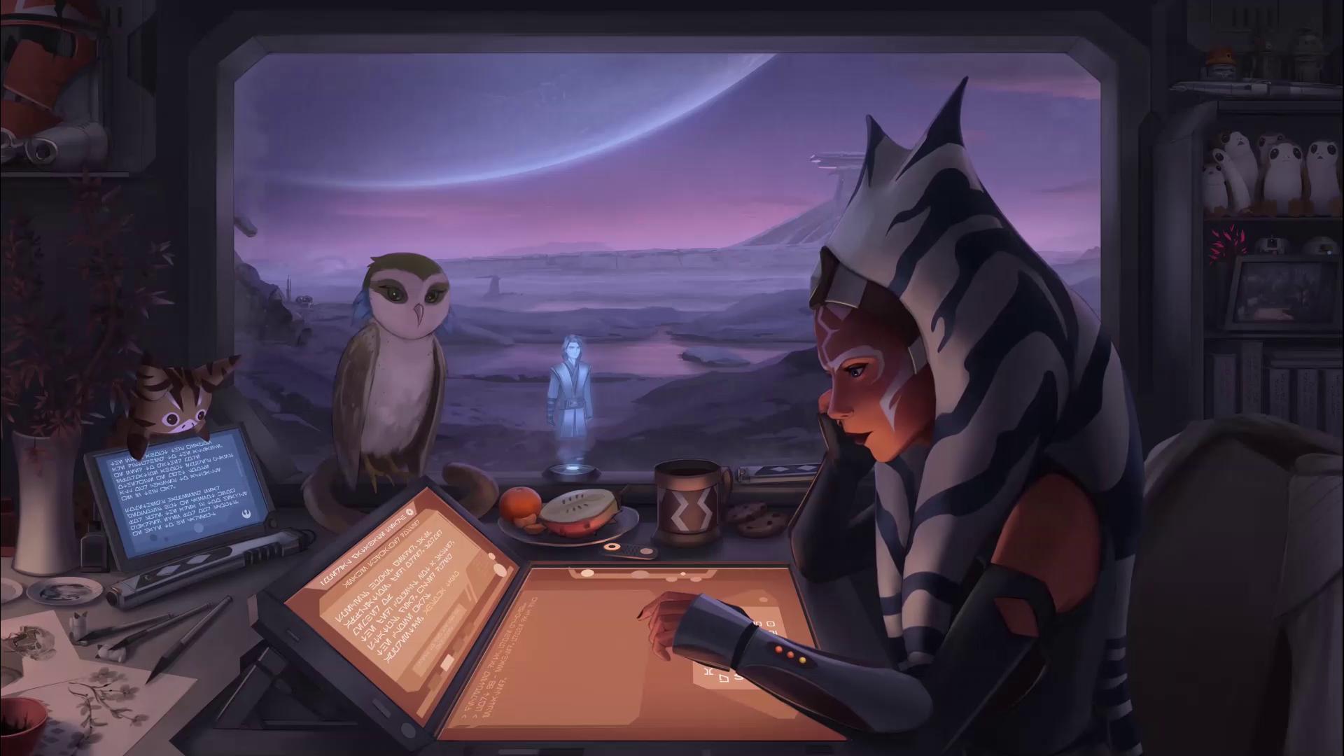 Ahsoka Tano LoFi Live Wallpaper