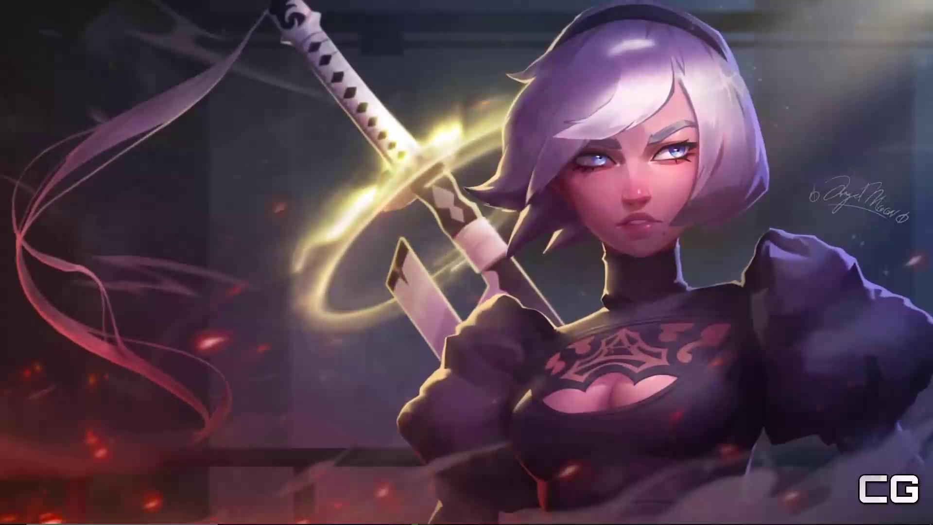 NieR Automata 2B Enigmatic Presence Live Wallpaper