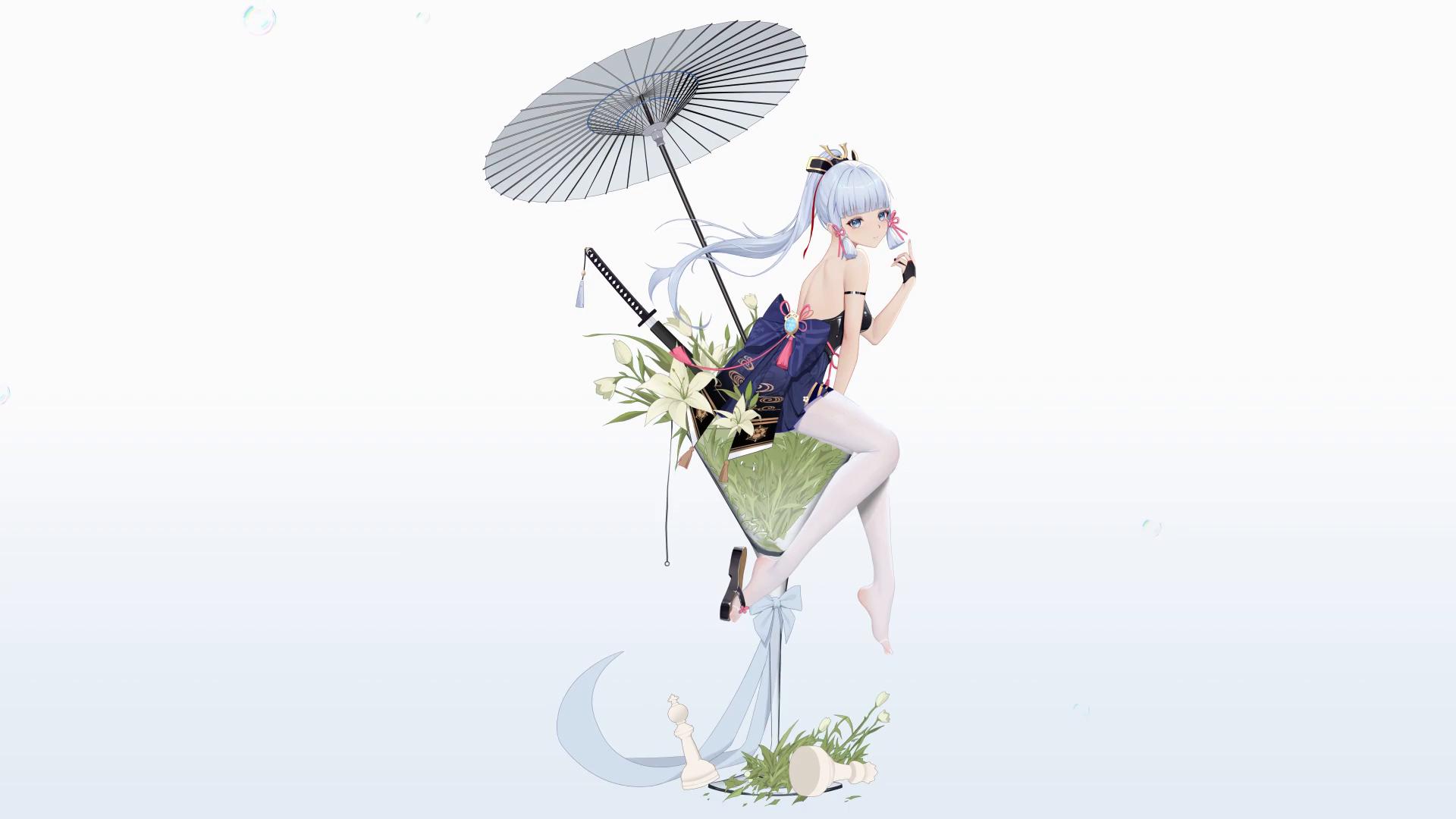 Genshin Impact: Ayaka's Grace Live Wallpaper