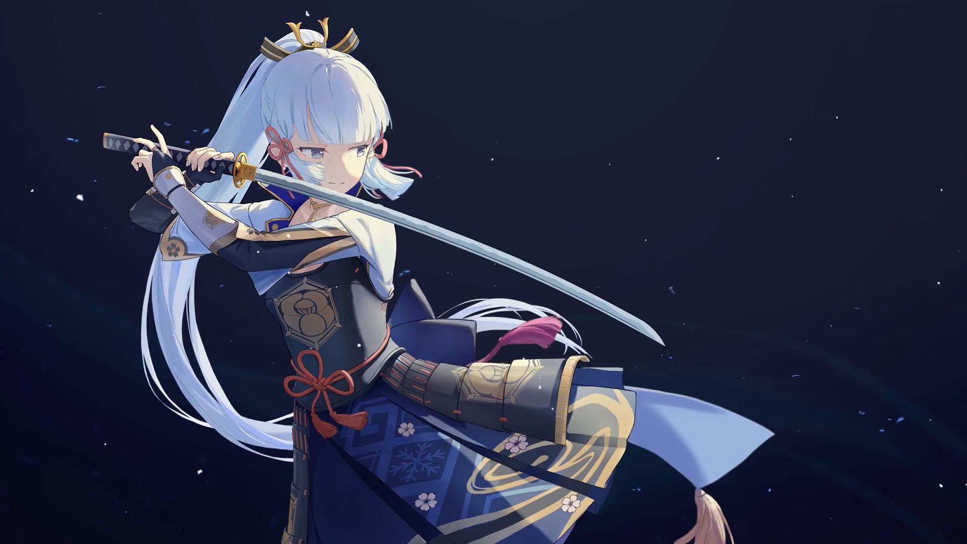 Ayaka Swordplay Live Wallpaper