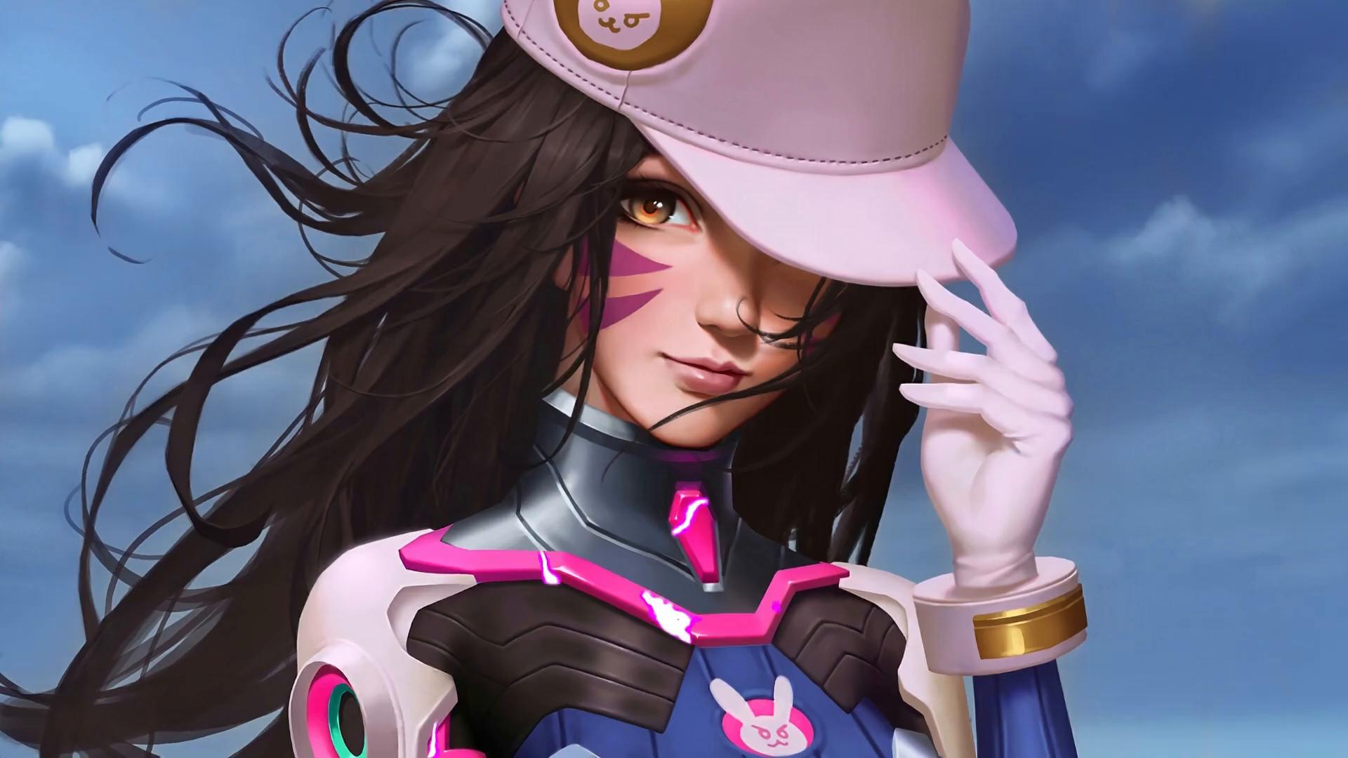 DVA Wearing Pink Suit and Cap Live Wallpaper