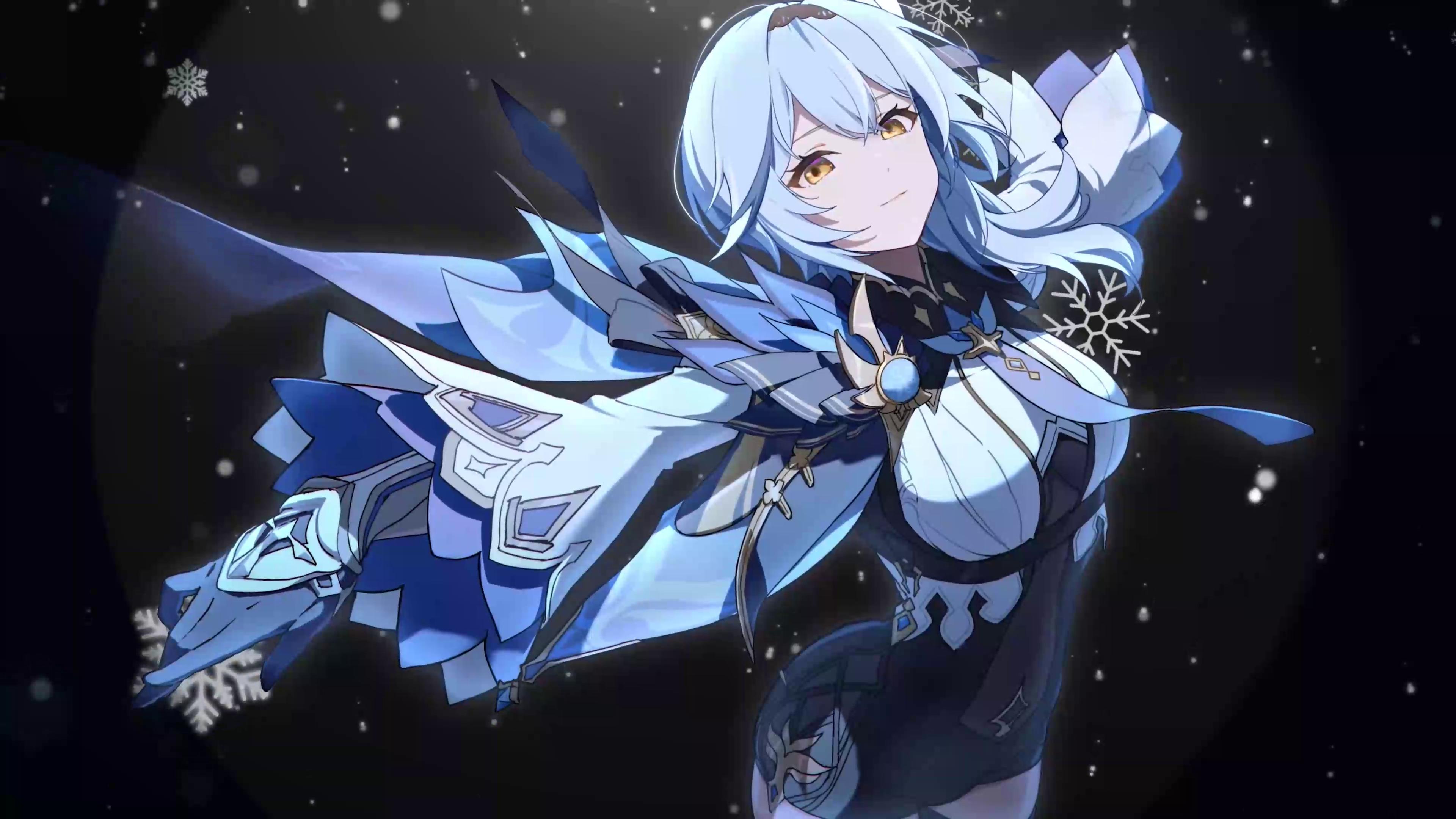Eula's Frosty Grace Live Wallpaper