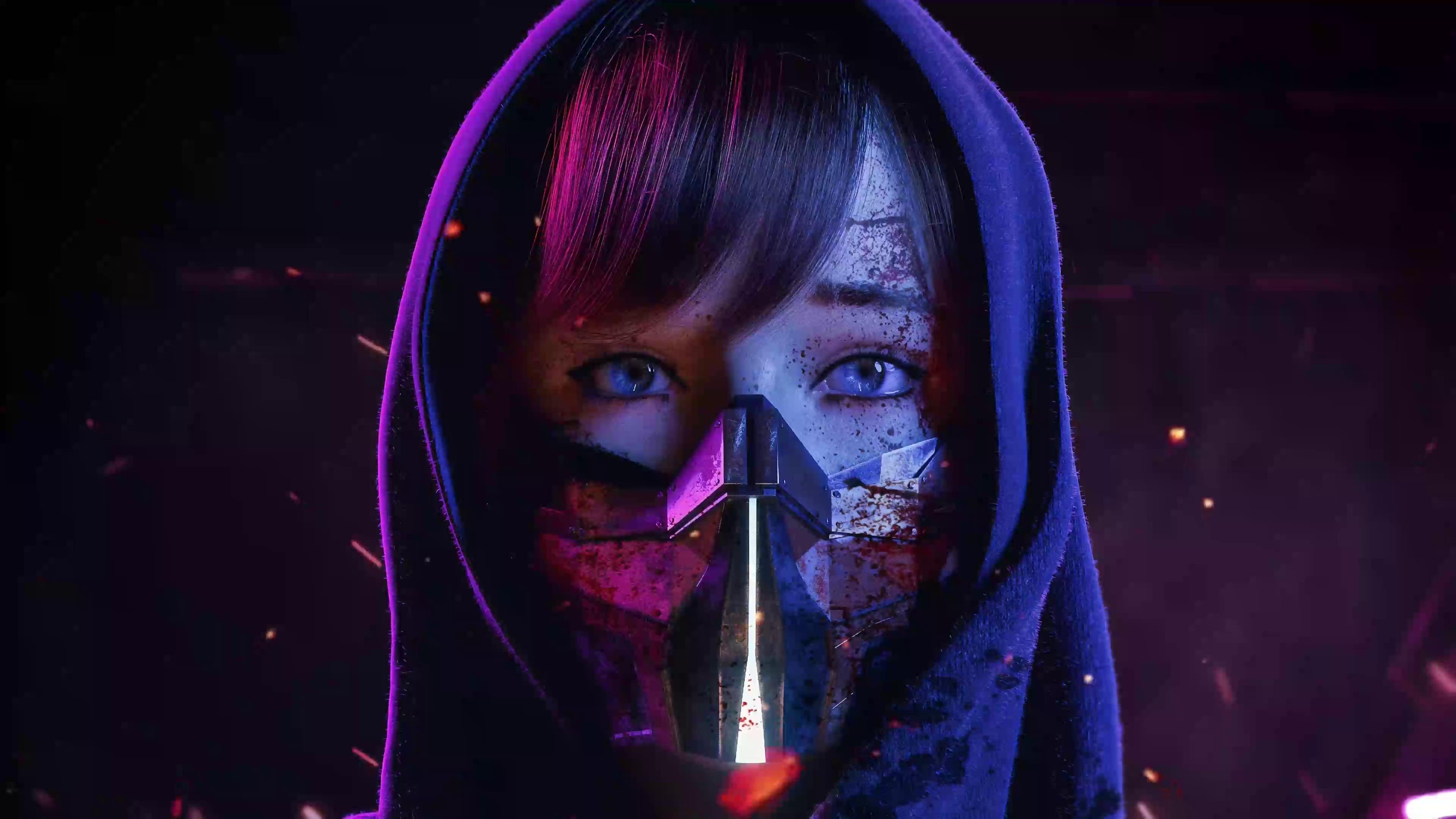 Techno Girl Live Wallpaper