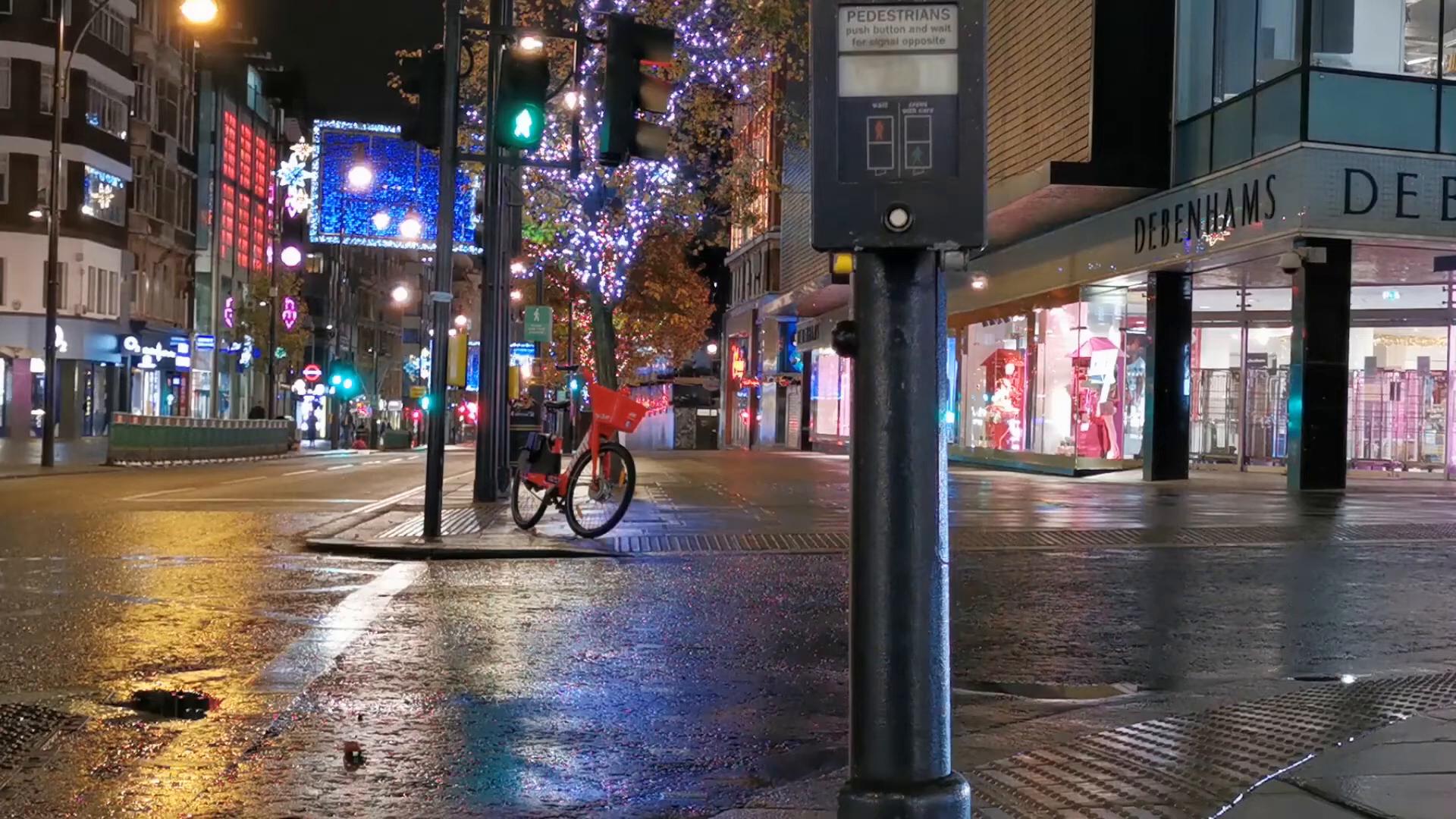 Street With Stores Live Wallpaper