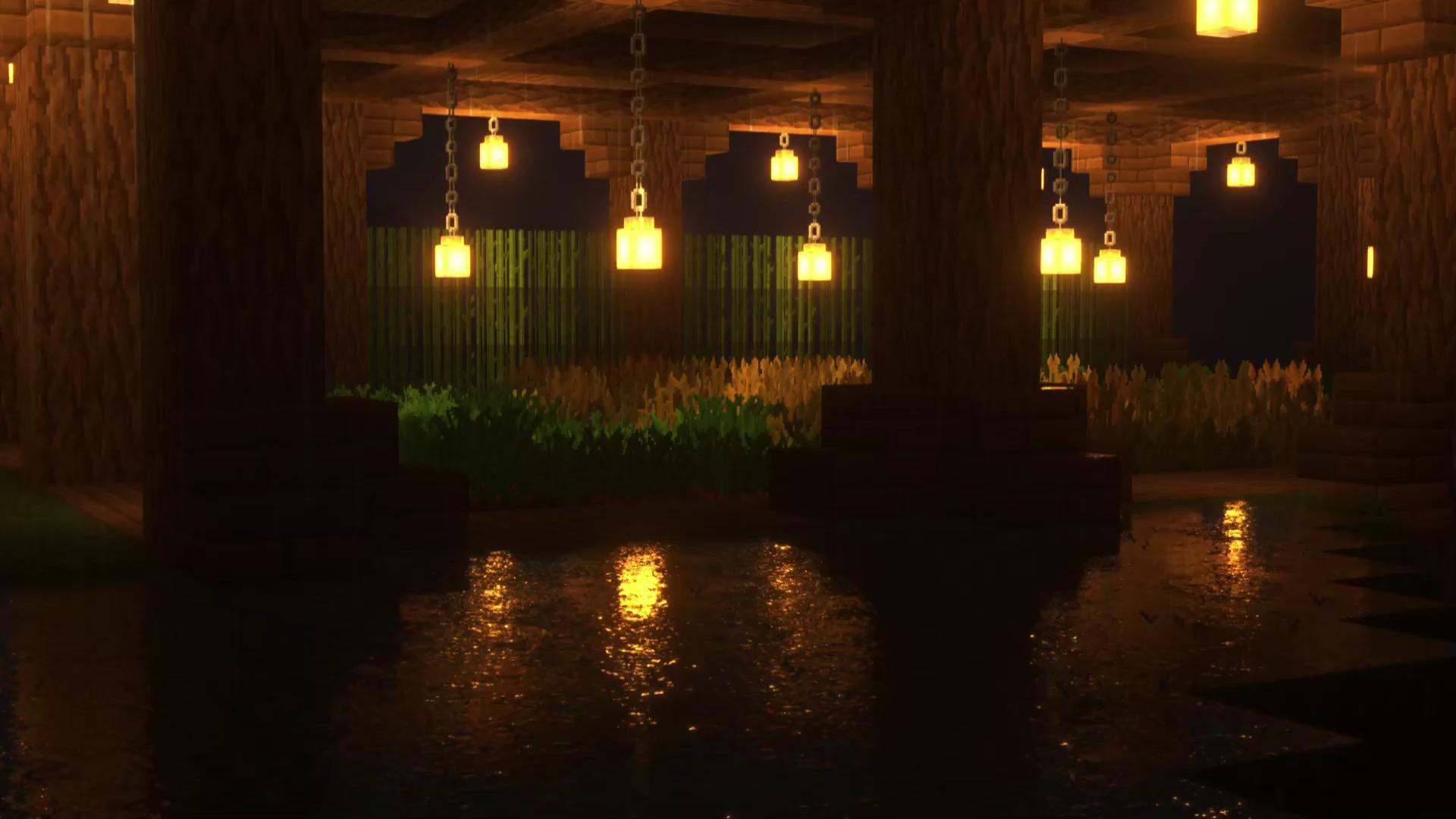 Rainy Evening (Minecraft) Live Wallpaper