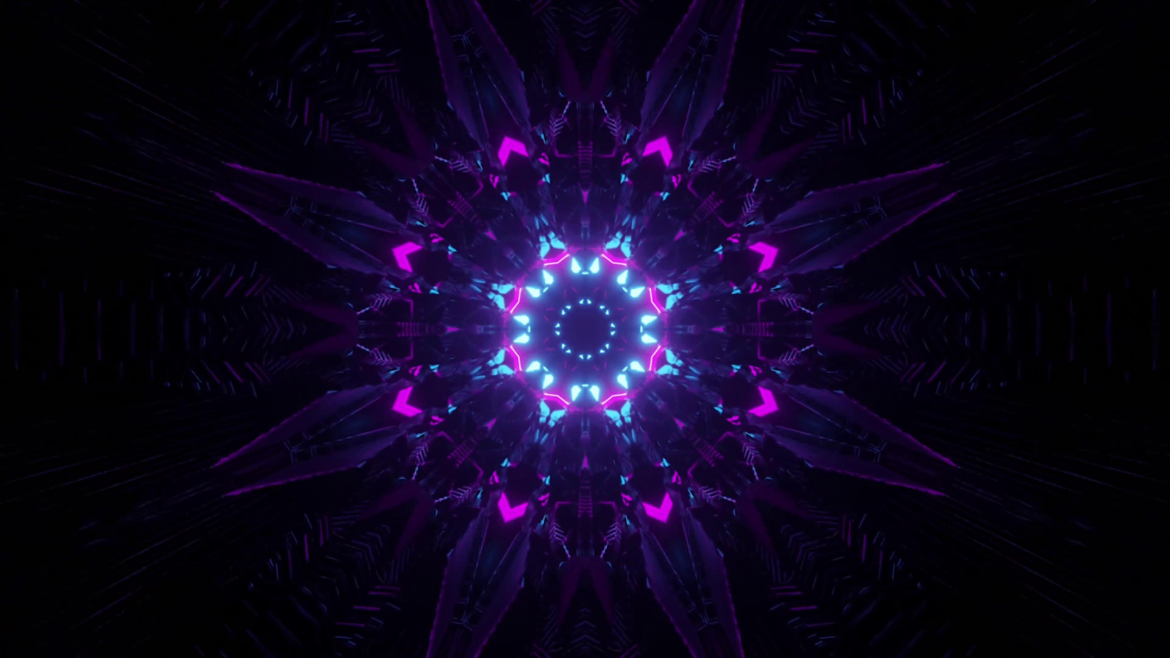 Dive Into the Crystal Tunnel Live Wallpaper