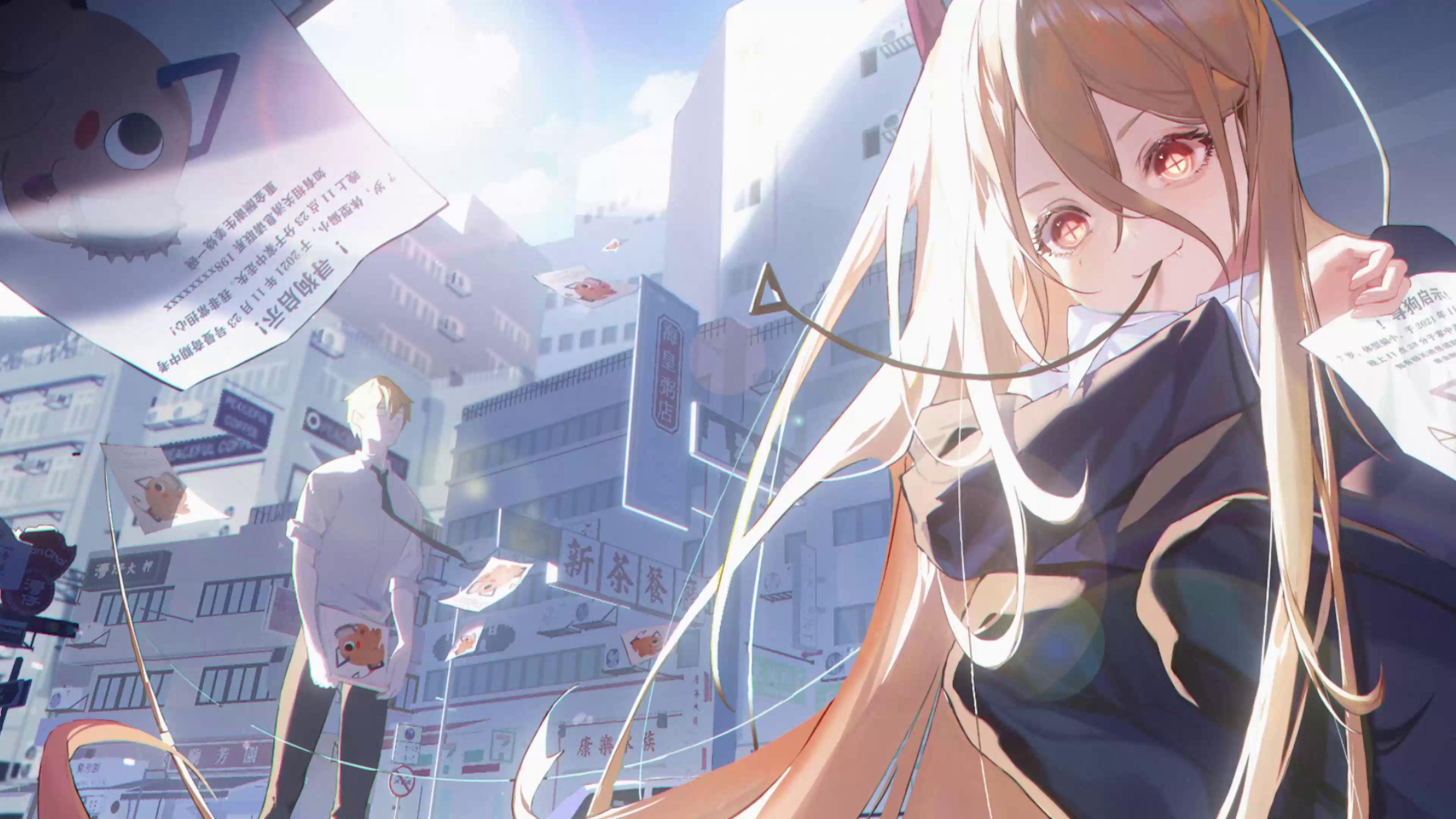 Power and Denji Live Wallpaper