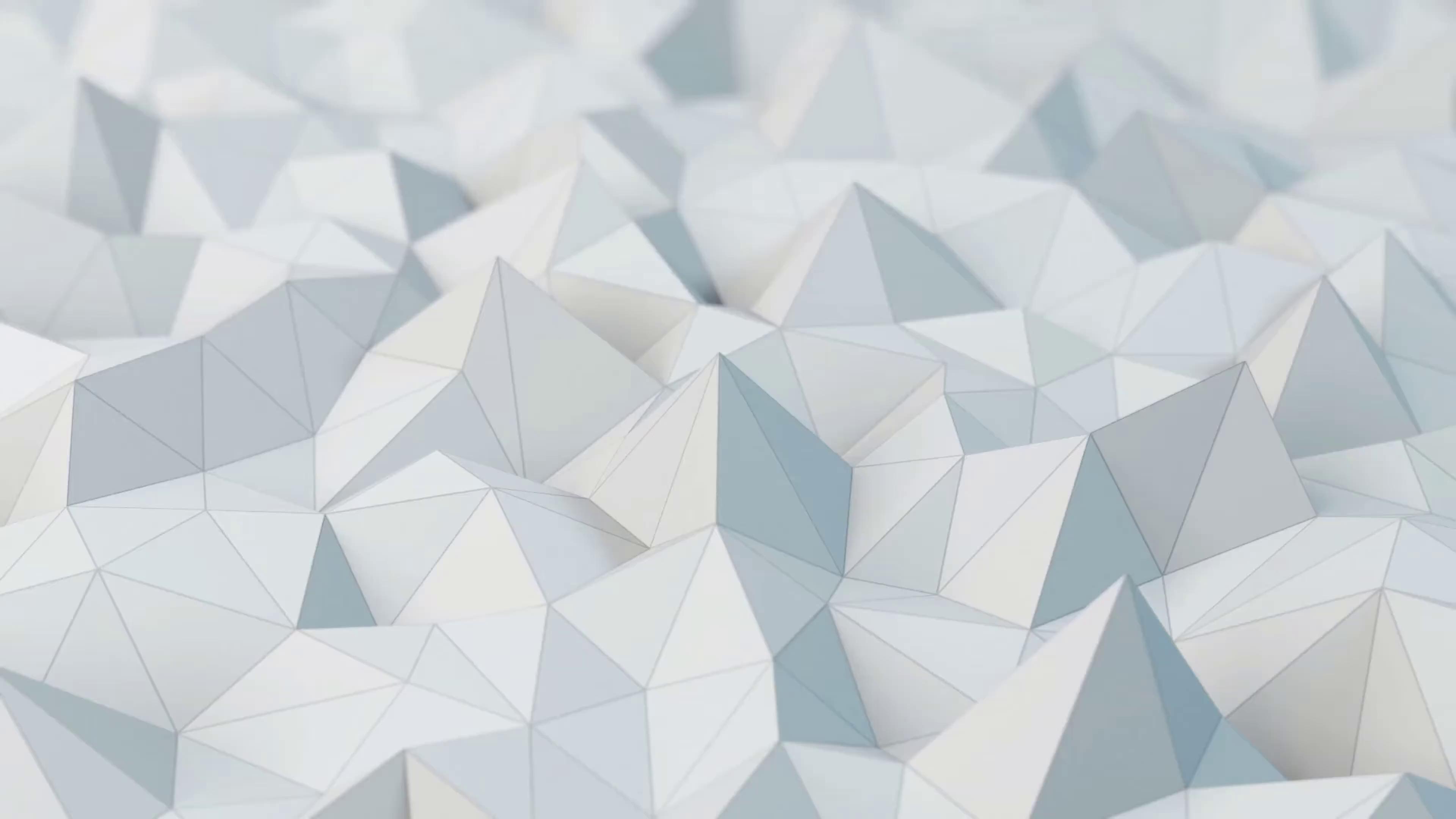 Abstract White Triangles Live Wallpaper