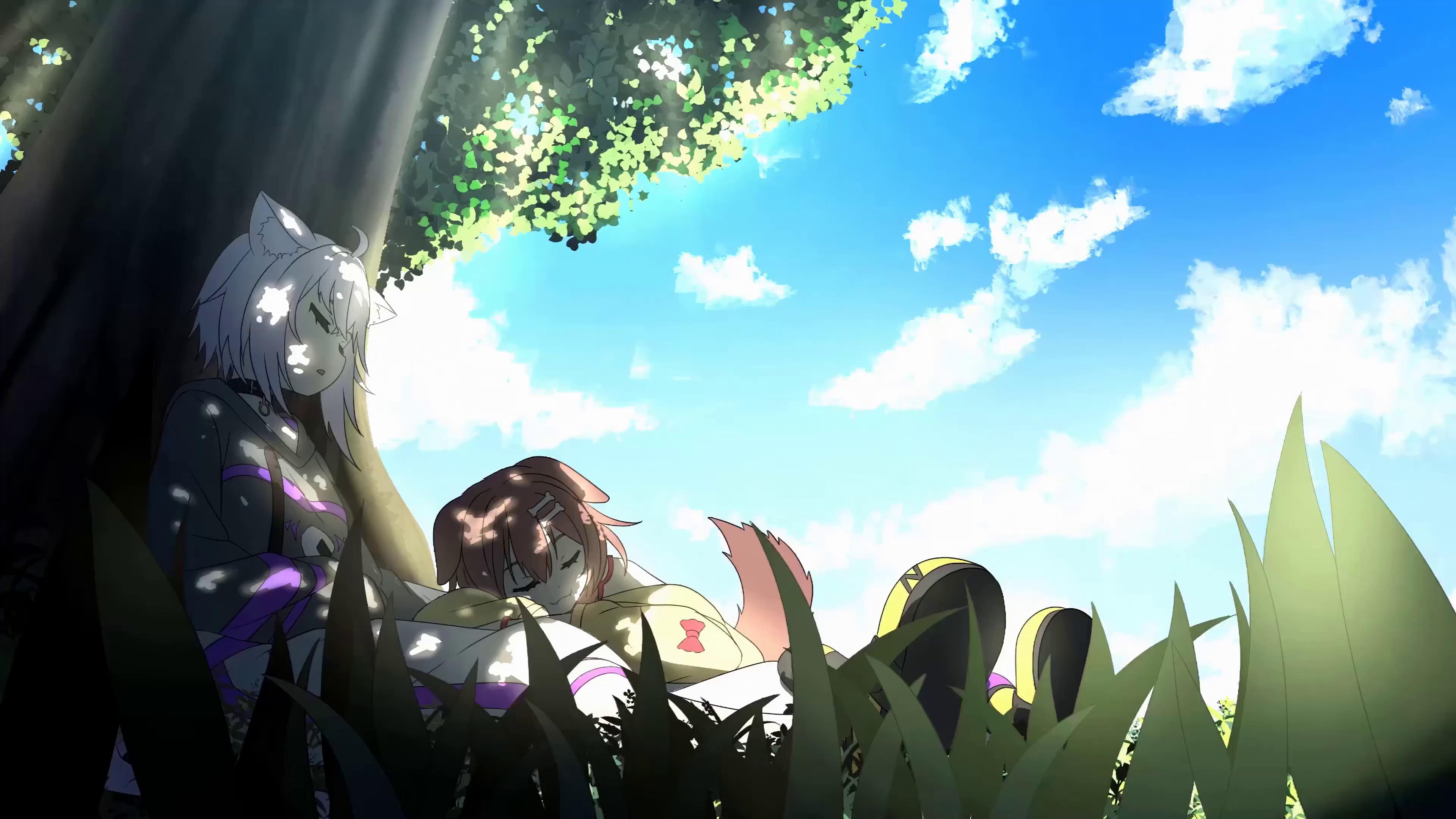 Okayu and Korone Live Wallpaper