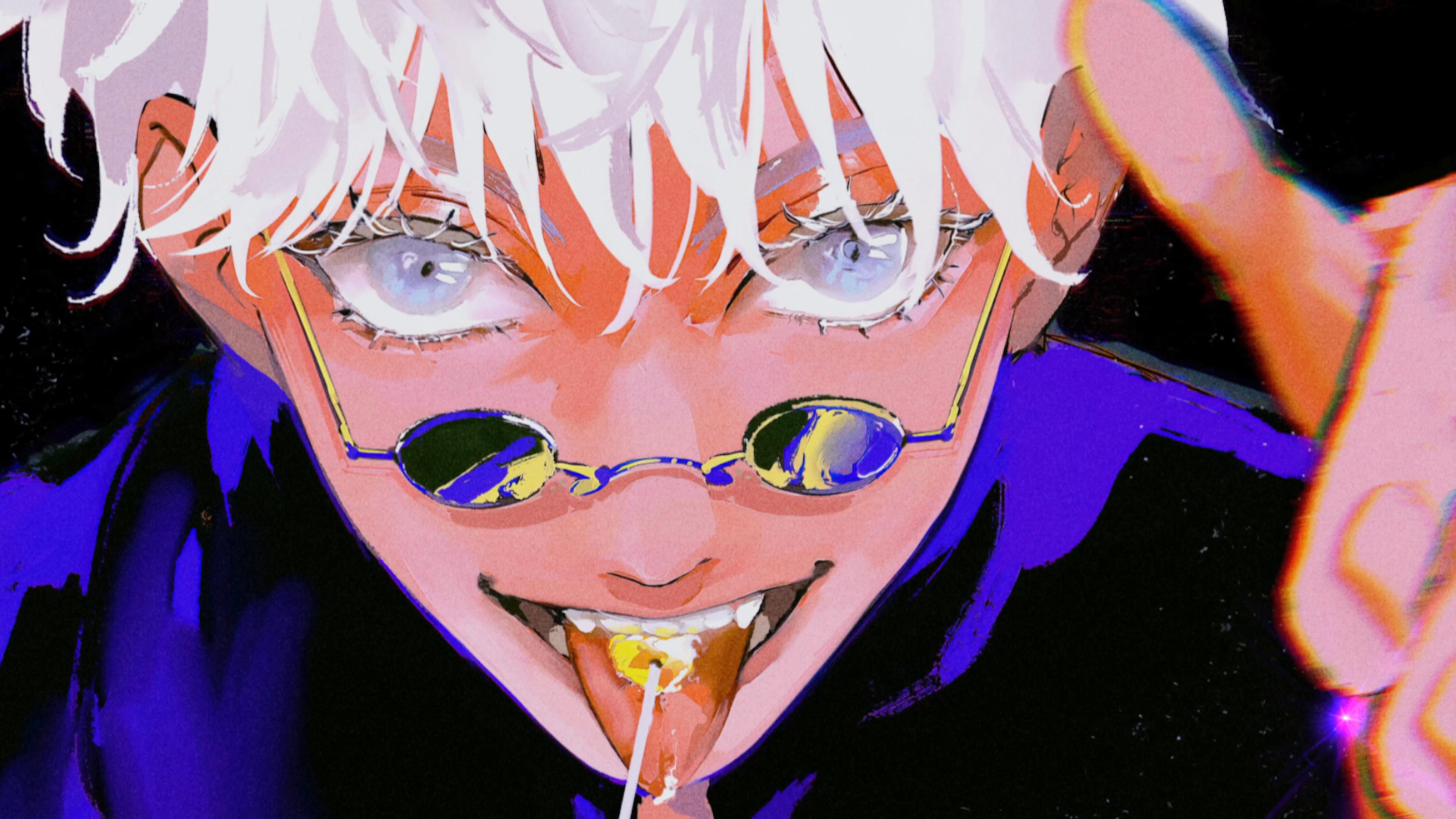 Gojo With Lollipop Live Wallpaper