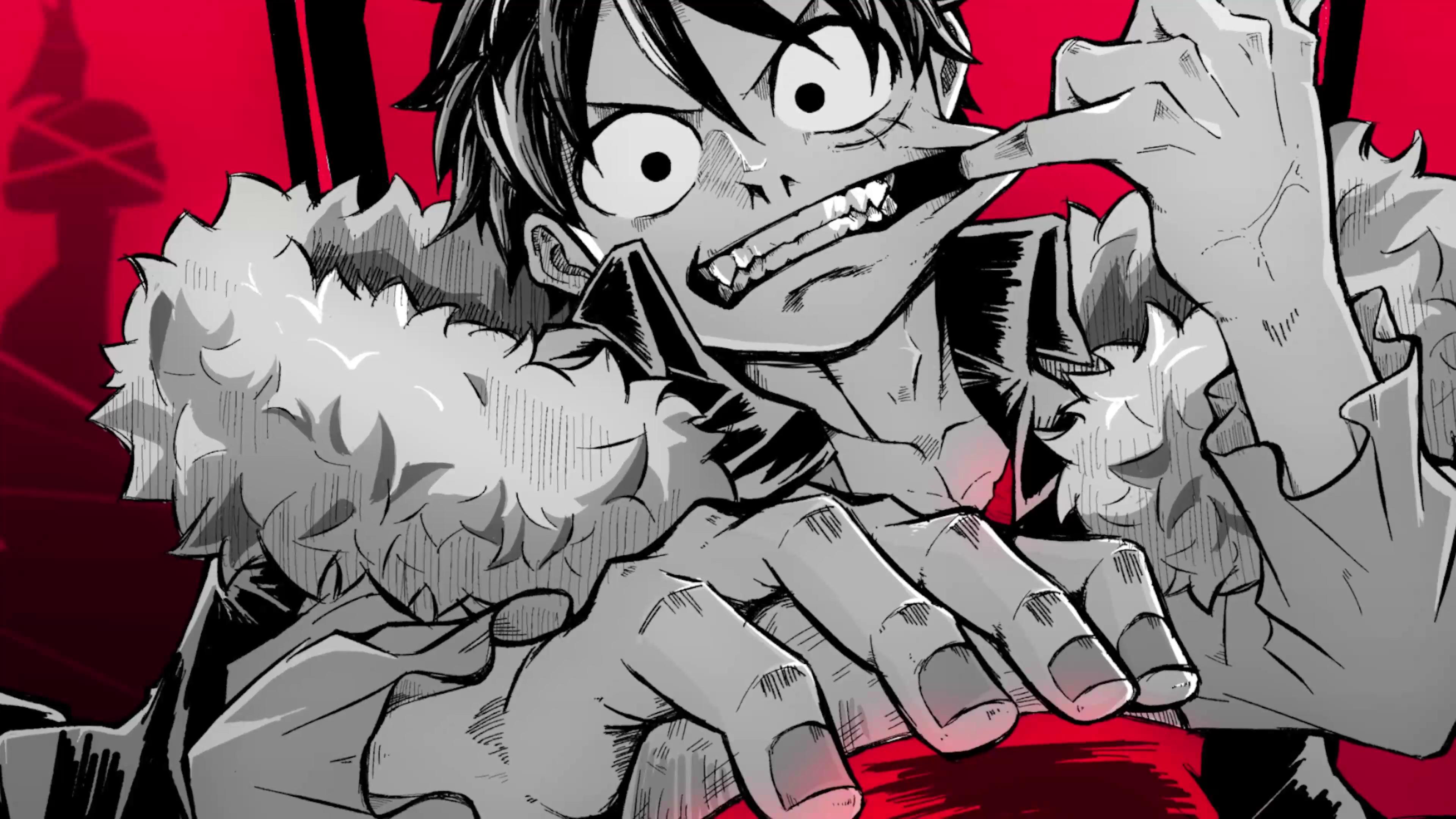 Monkey D. Luffy in Cartoon Live Wallpaper