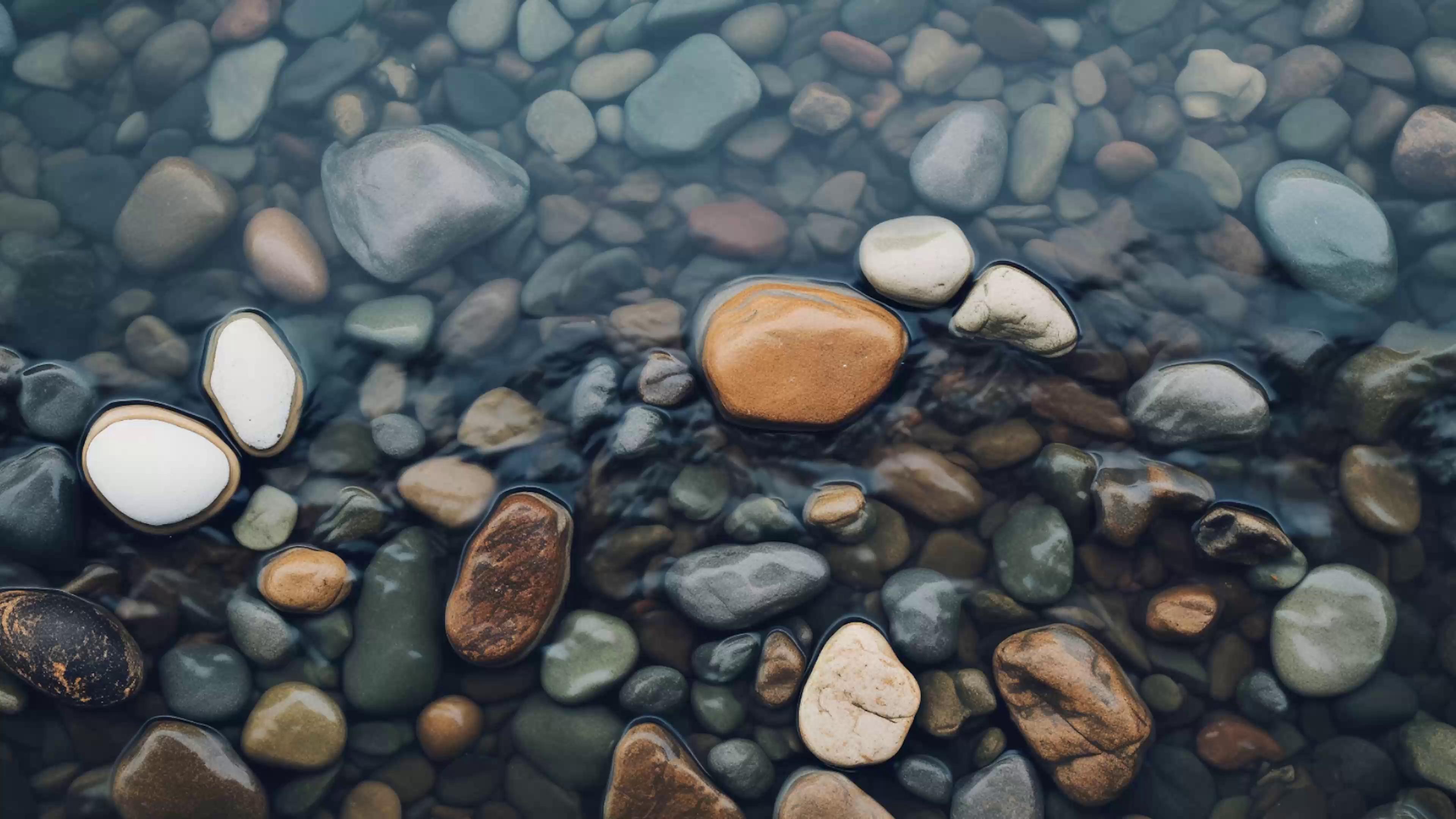Stones in Water Live Wallpaper