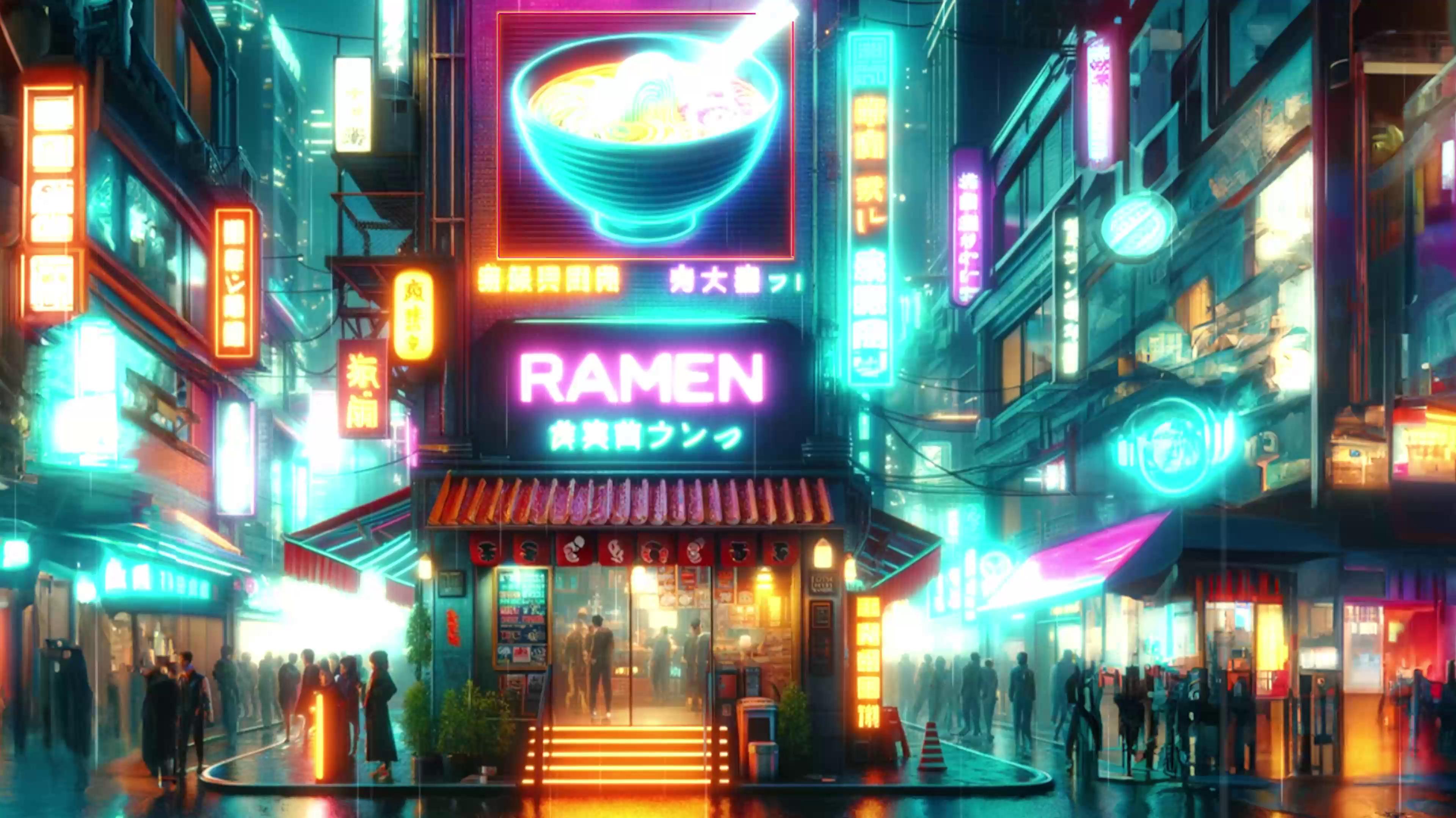 Ramen Cafe Live Wallpaper