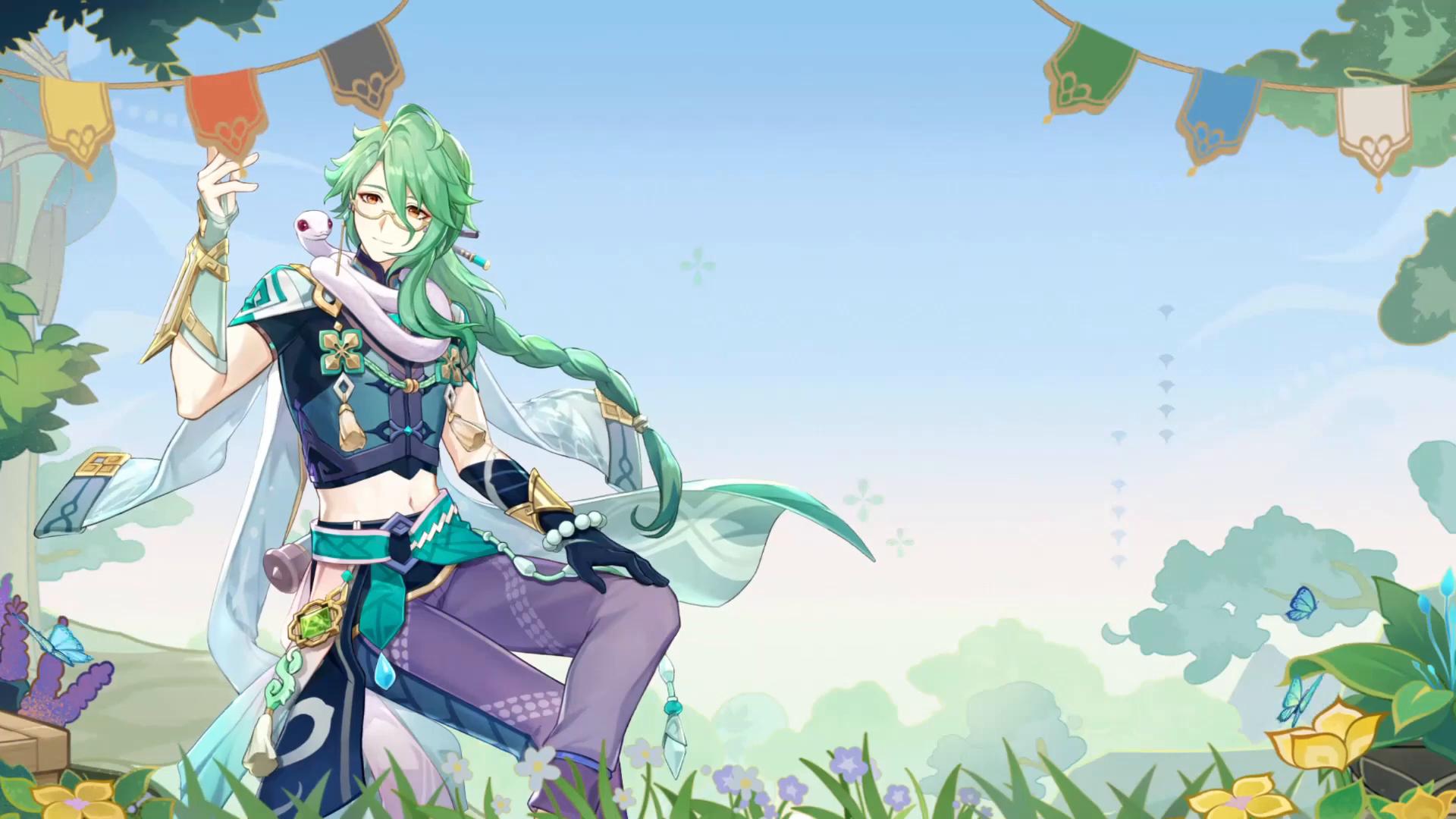 Baizhu the Dendro Archon Live Wallpaper