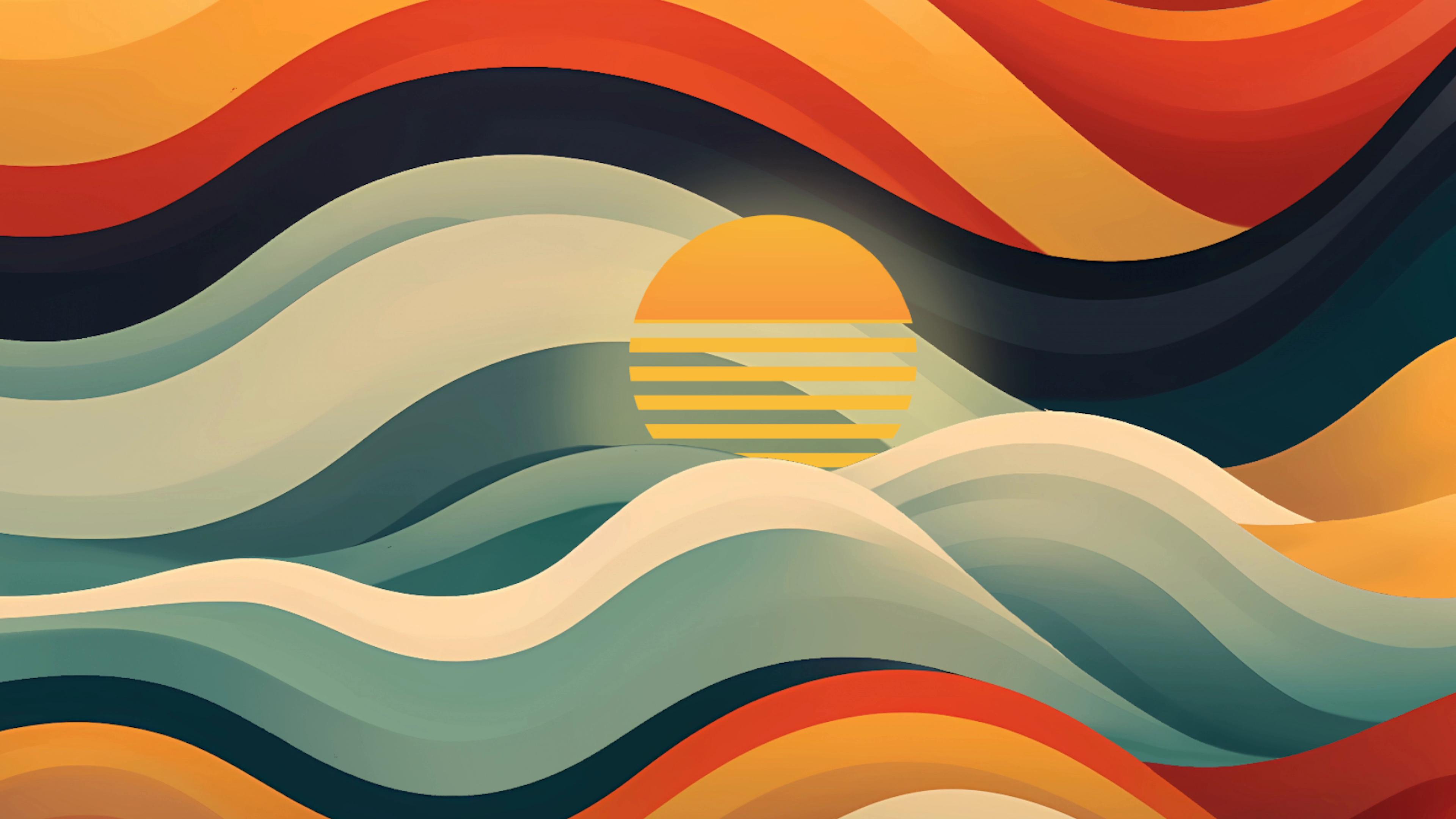 Color Waves Live Wallpaper