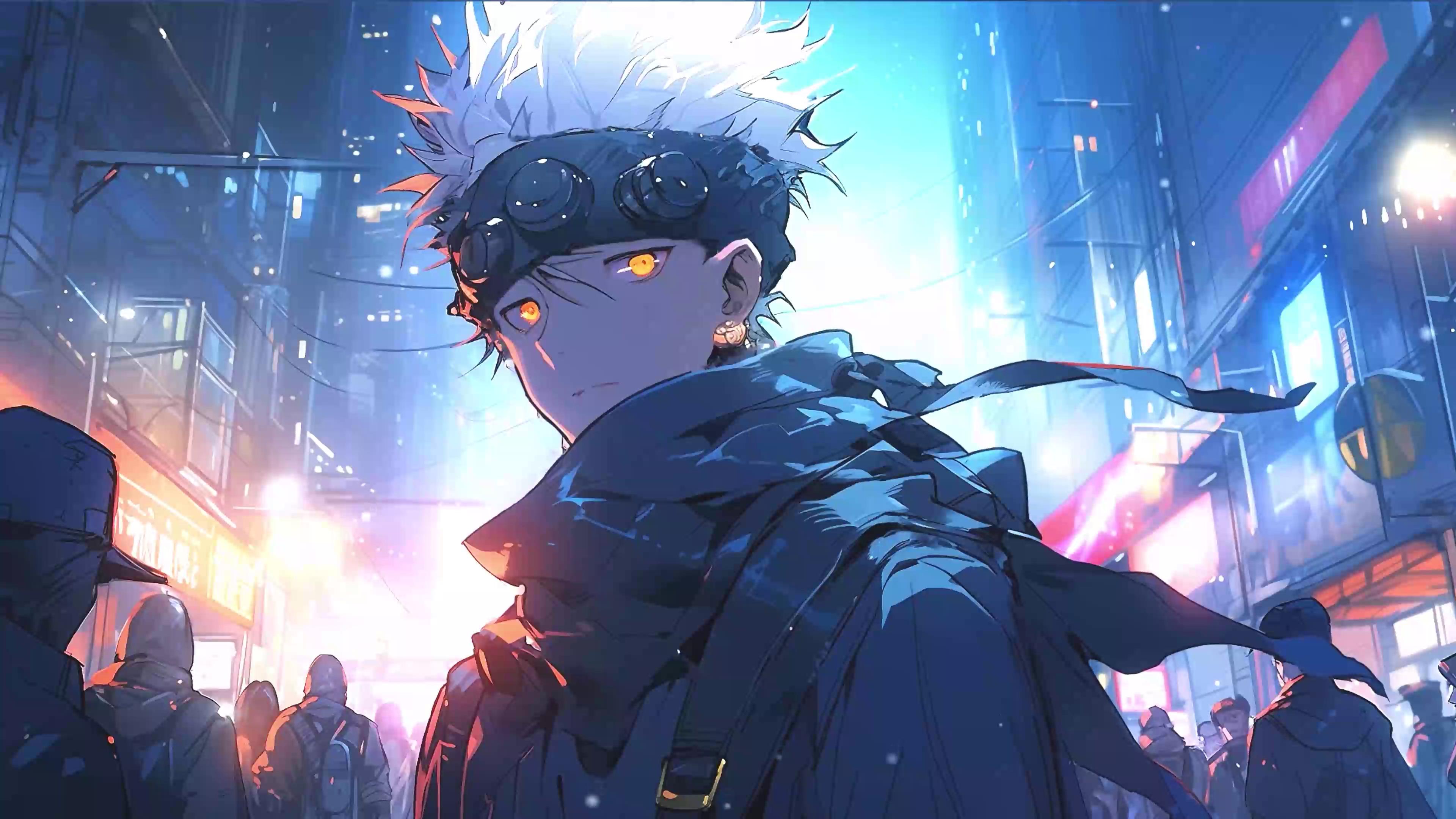 Urban Sorcerer Gojo Mobile Live Wallpaper