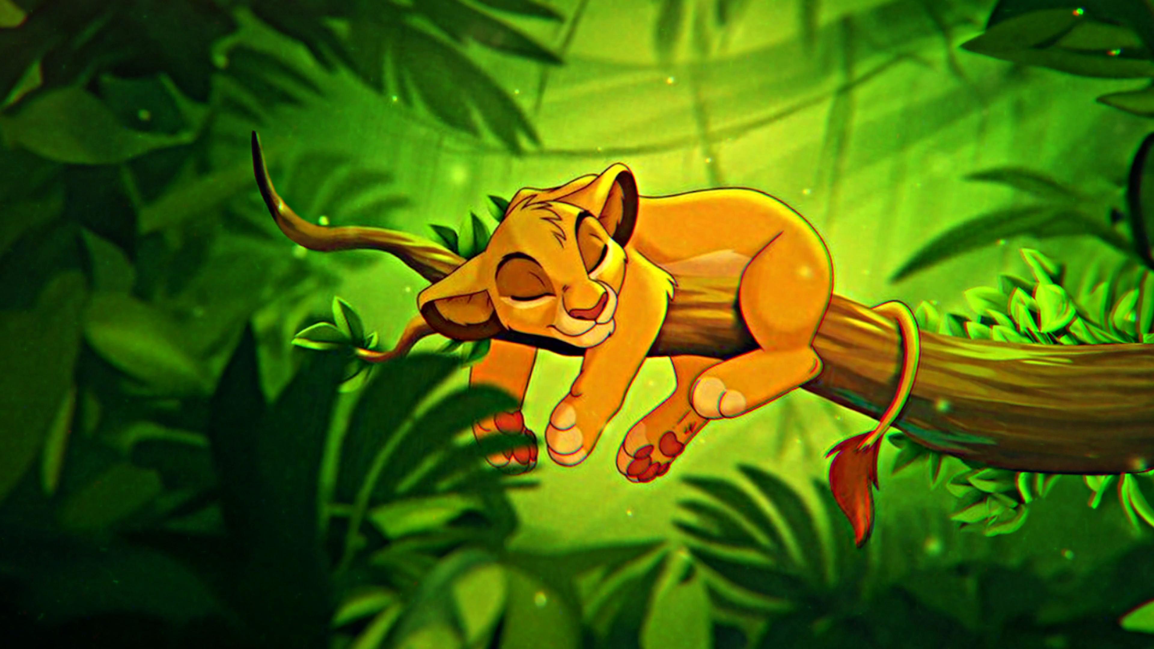 Simba in Forest Live Wallpaper