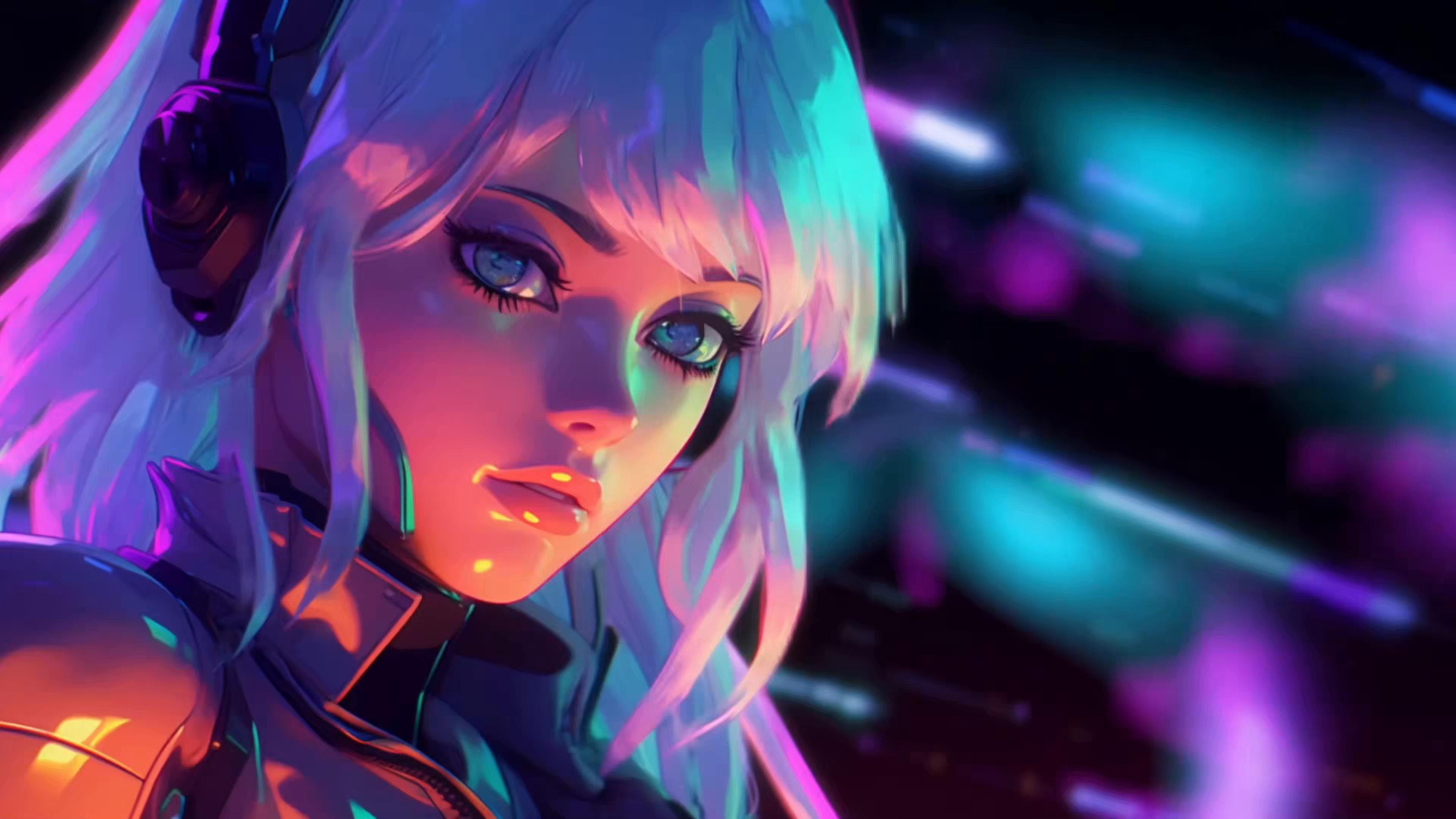 Luminous Lady Live Wallpaper