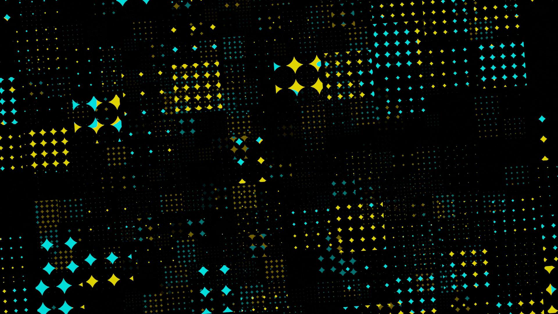 Abstract Yellow Blue Graphic Live Wallpaper