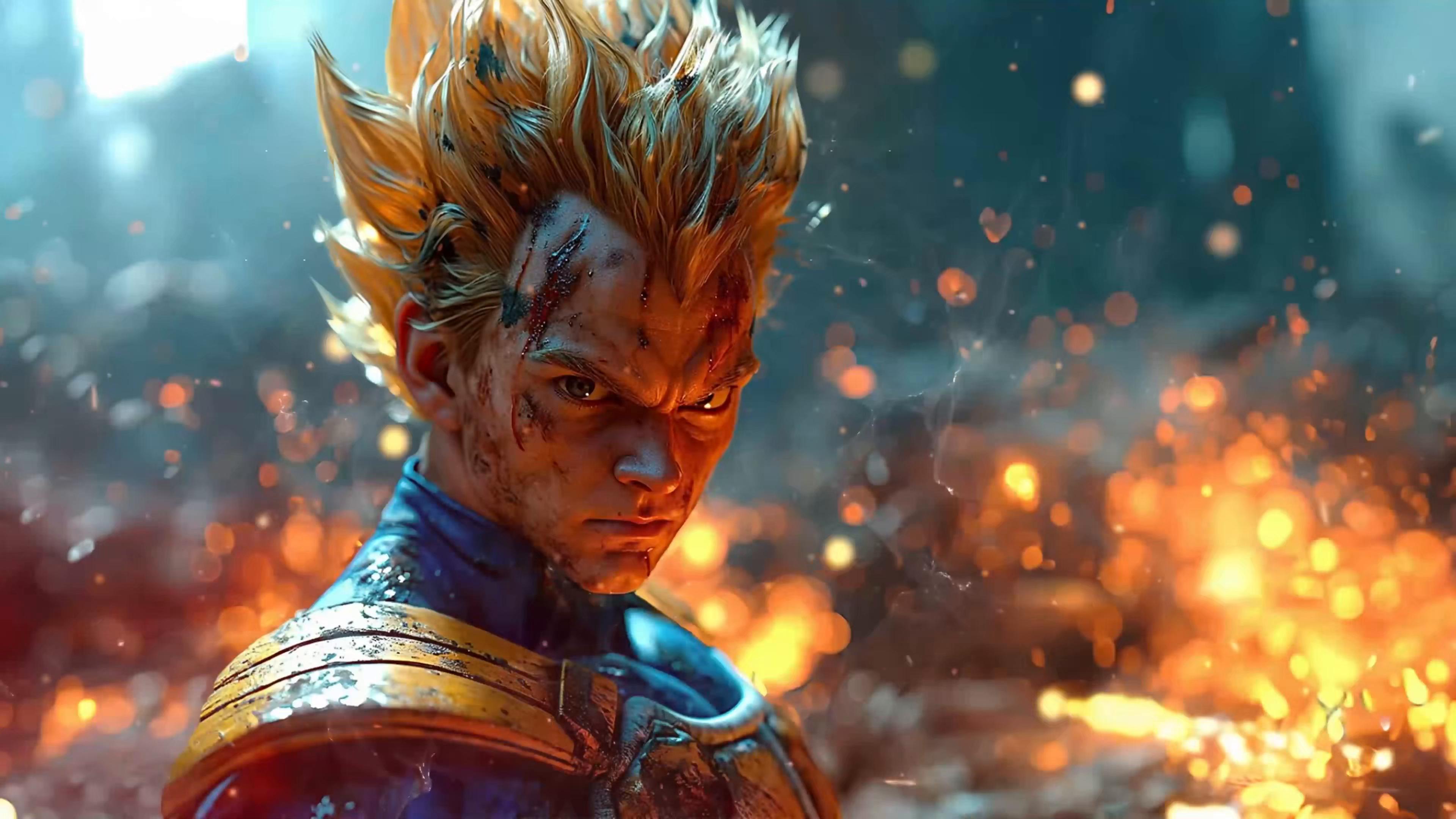 Realistic Vegeta Live Wallpaper