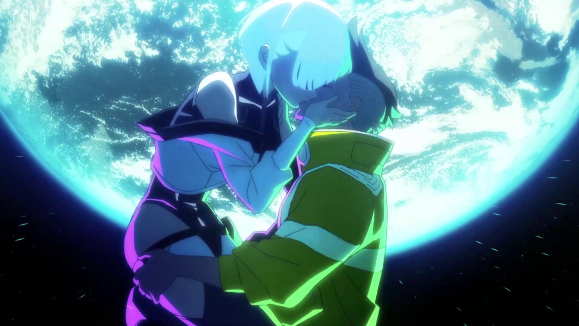 Cyberpunk Edgerunners Neon Romance Live Wallpaper