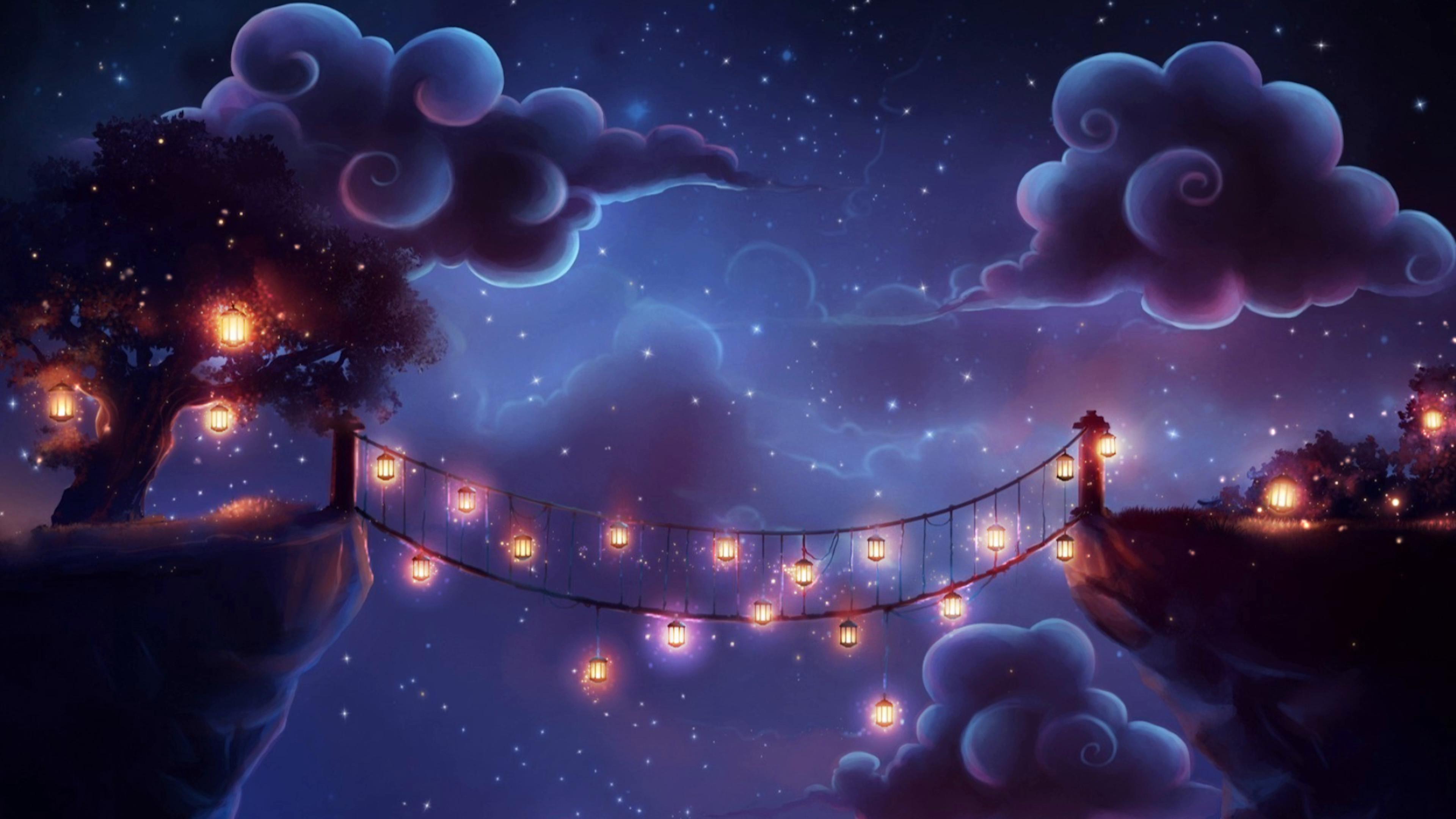 Magic Lantern Bridge Live Wallpaper
