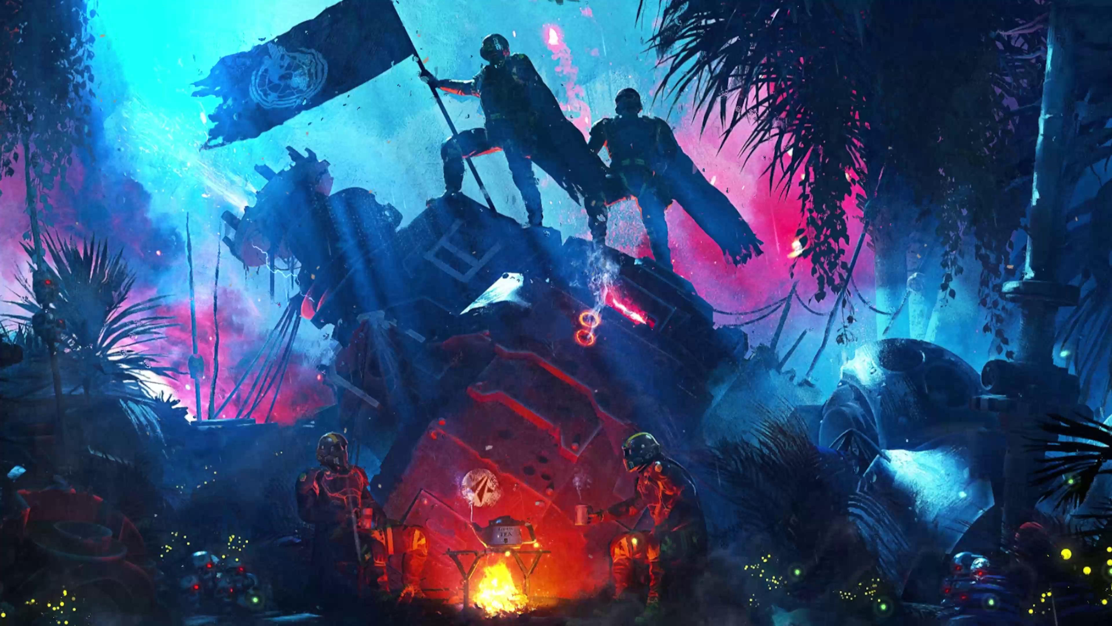 Galactic Warriors (Helldivers 2) Live Wallpaper