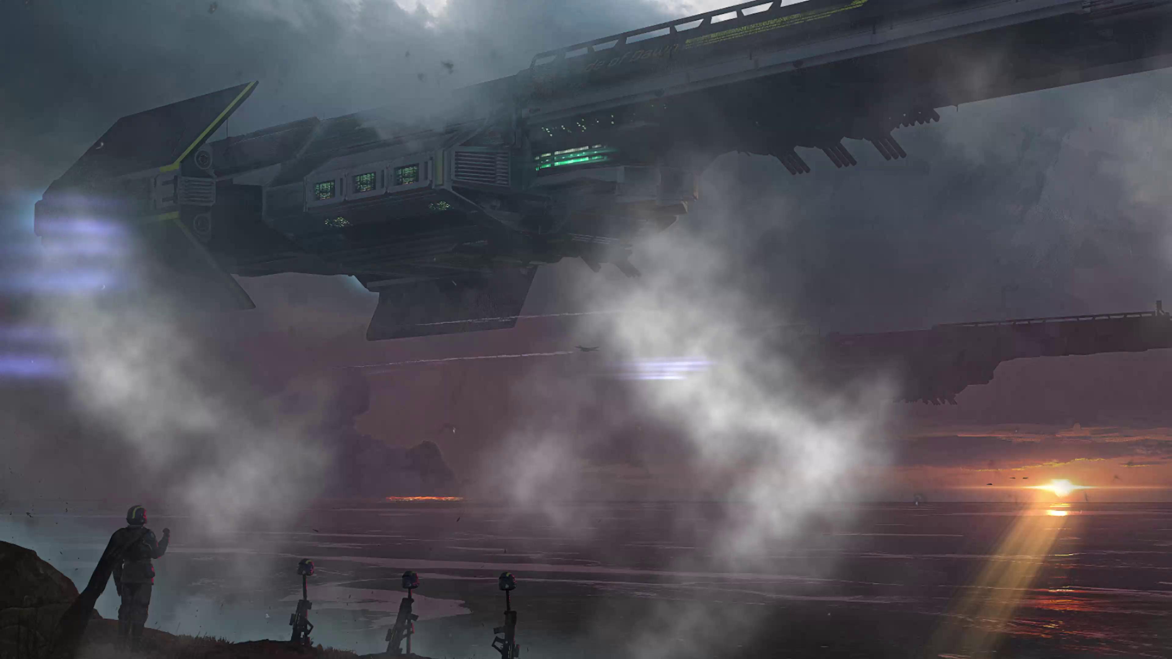 Super Destroyer Ship Live Wallpaper