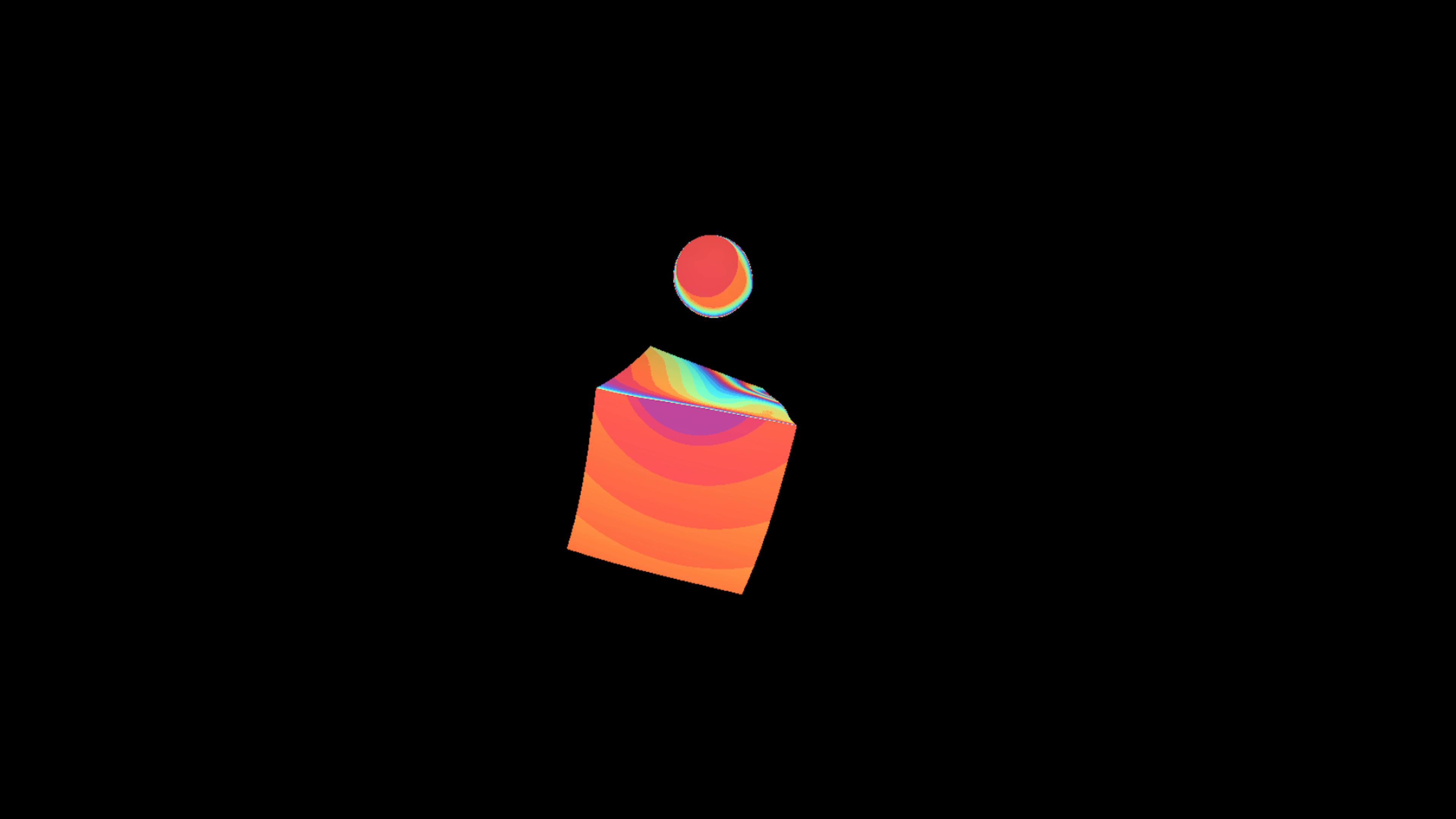 Gradient 3D Cube Live Wallpaper