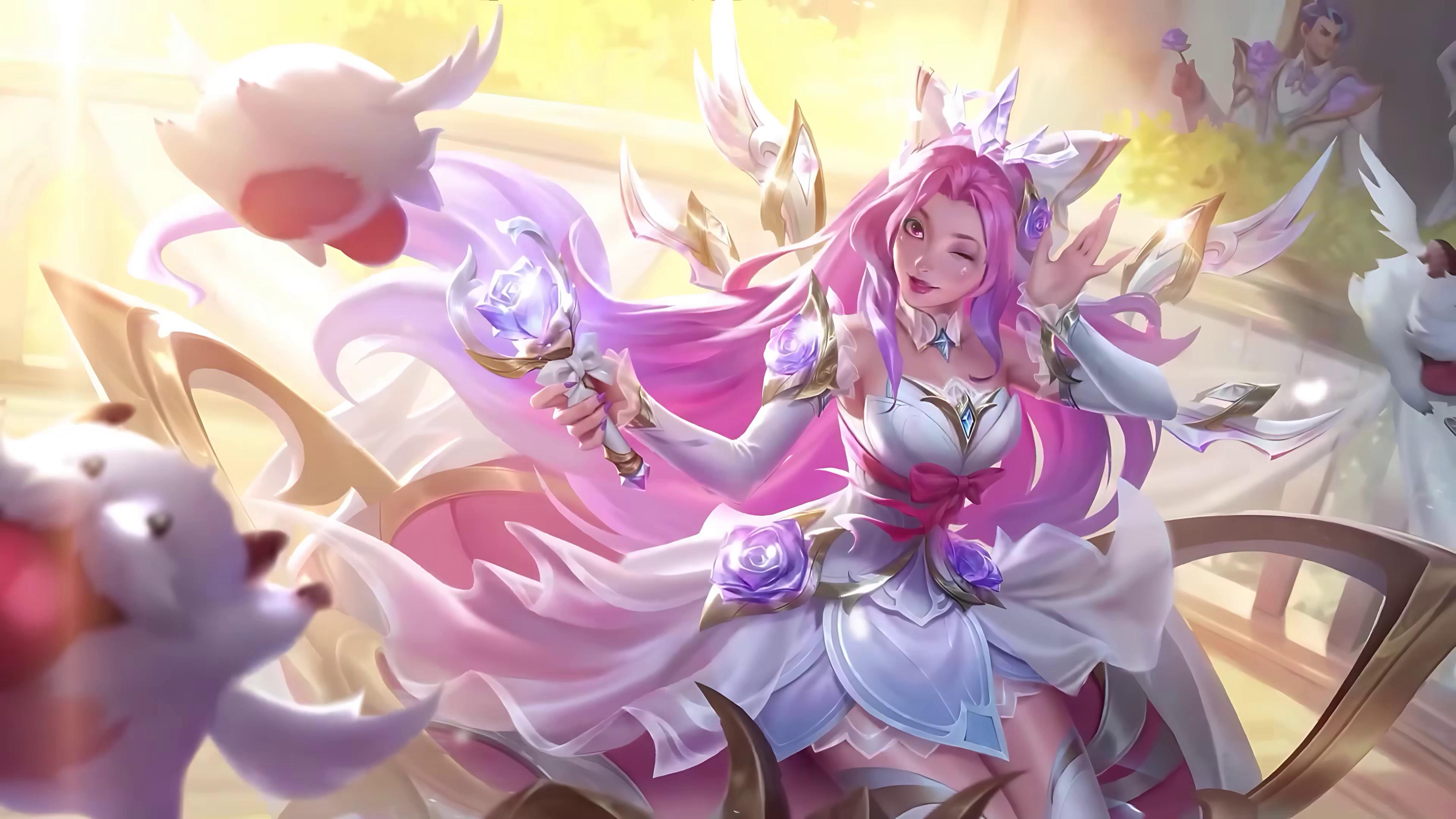 Crystal Rose Seraphine Live Wallpaper