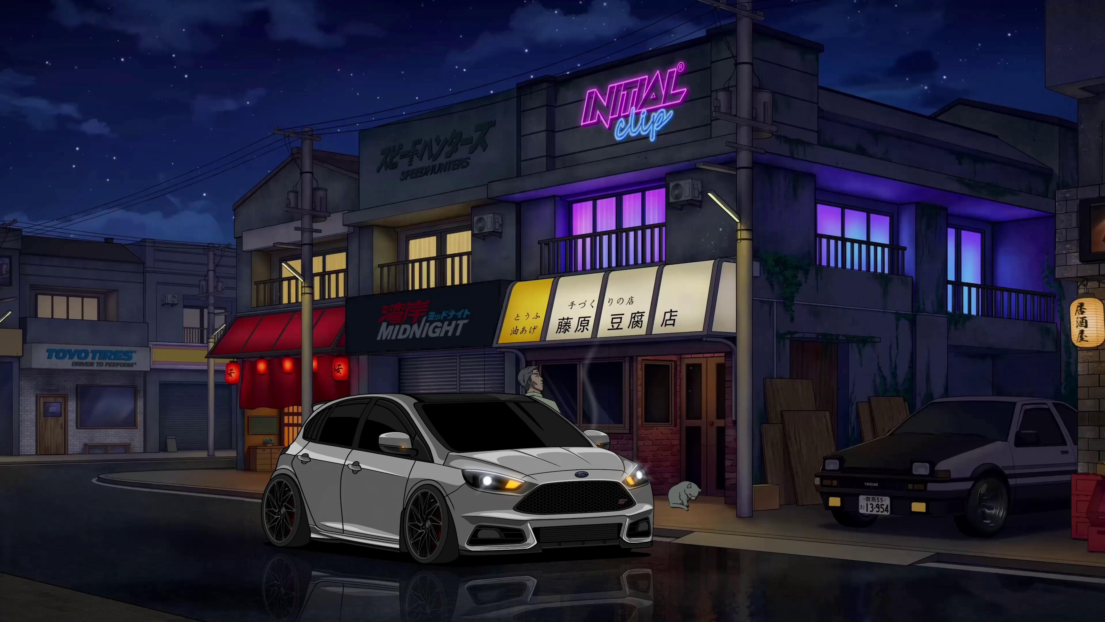 Focus ST in City Live Wallpaper
