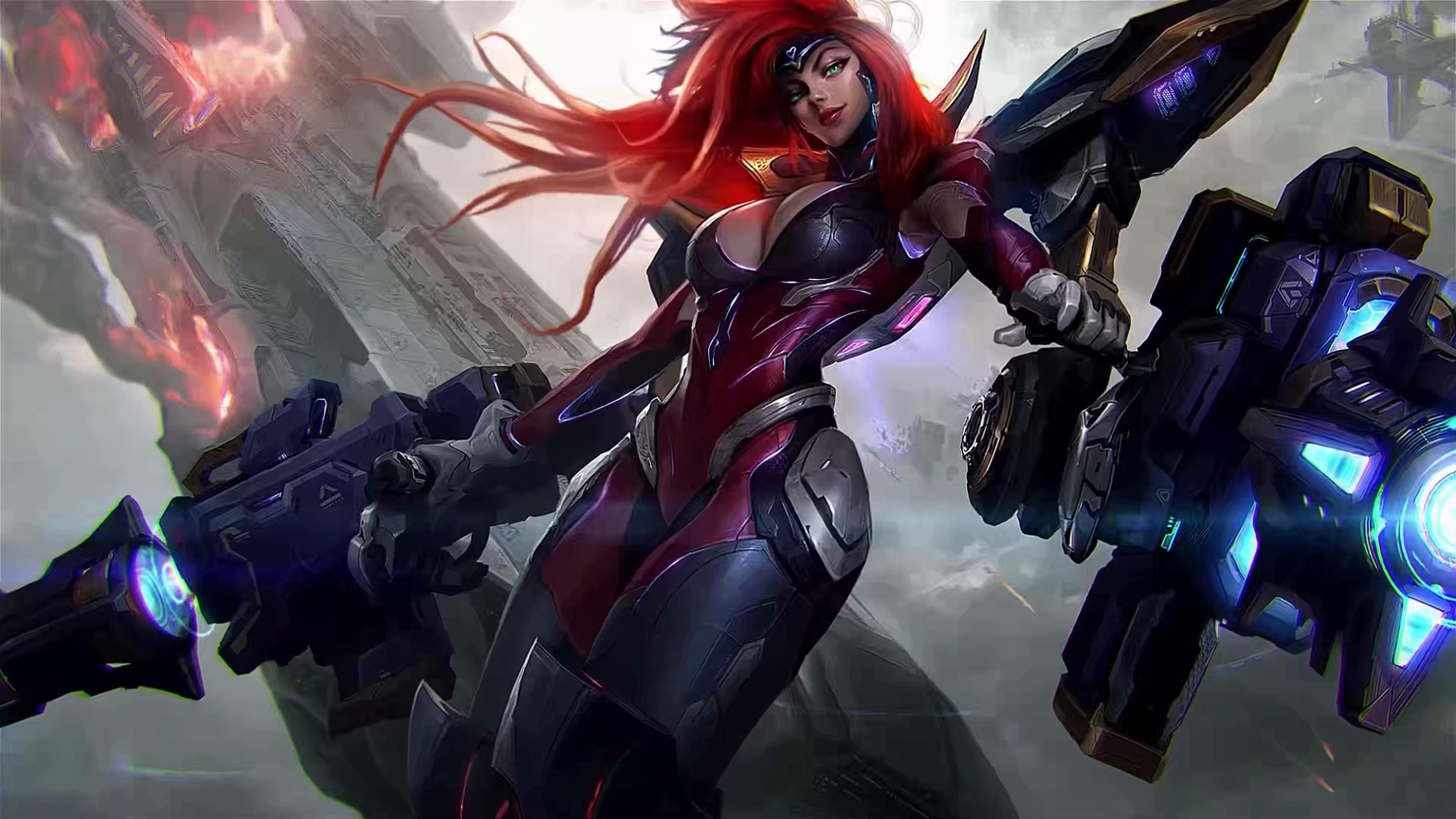 Gun Goddess Miss Fortune Live Wallpaper