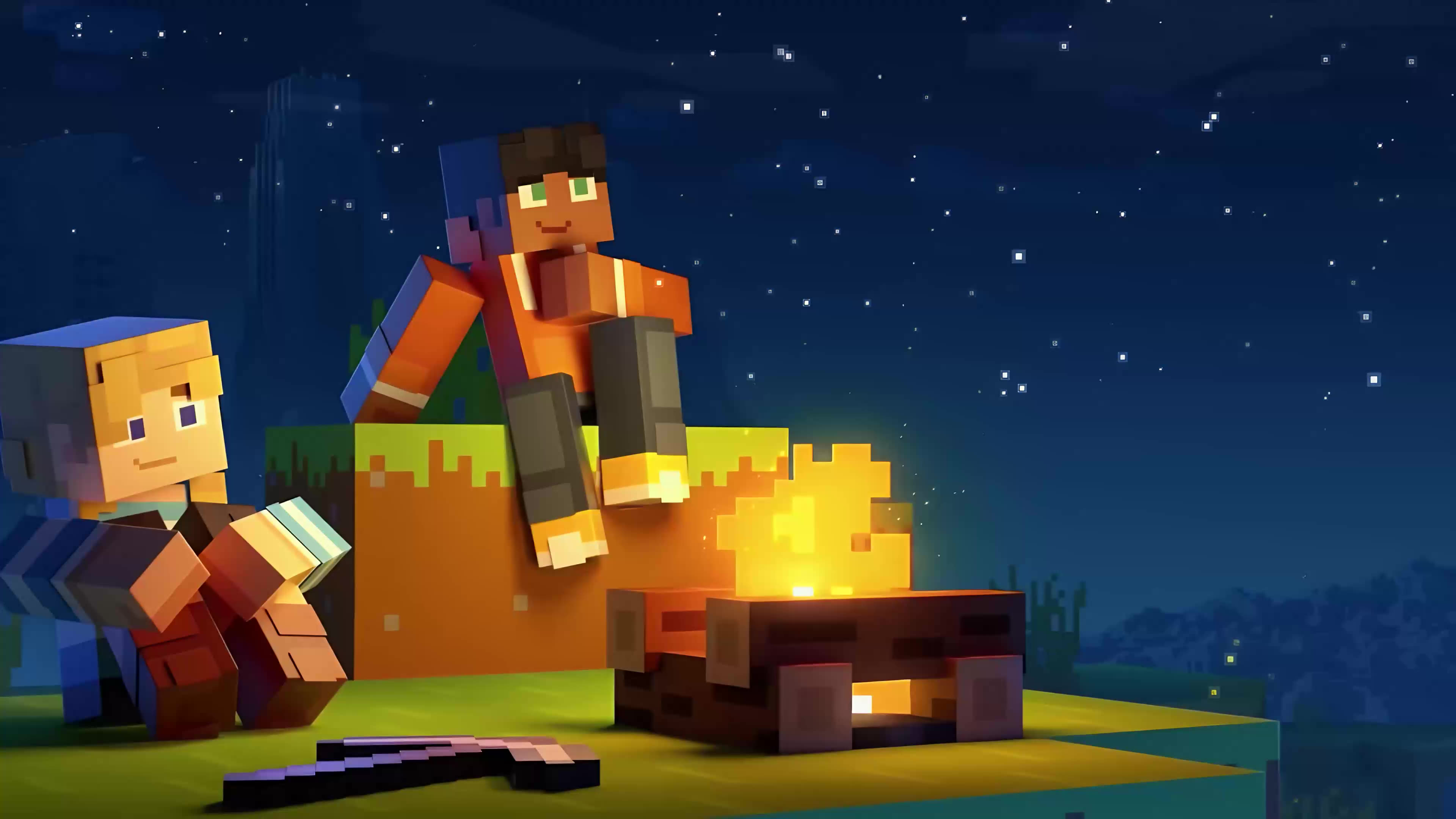 By the Fire (Minecraft) Live Wallpaper