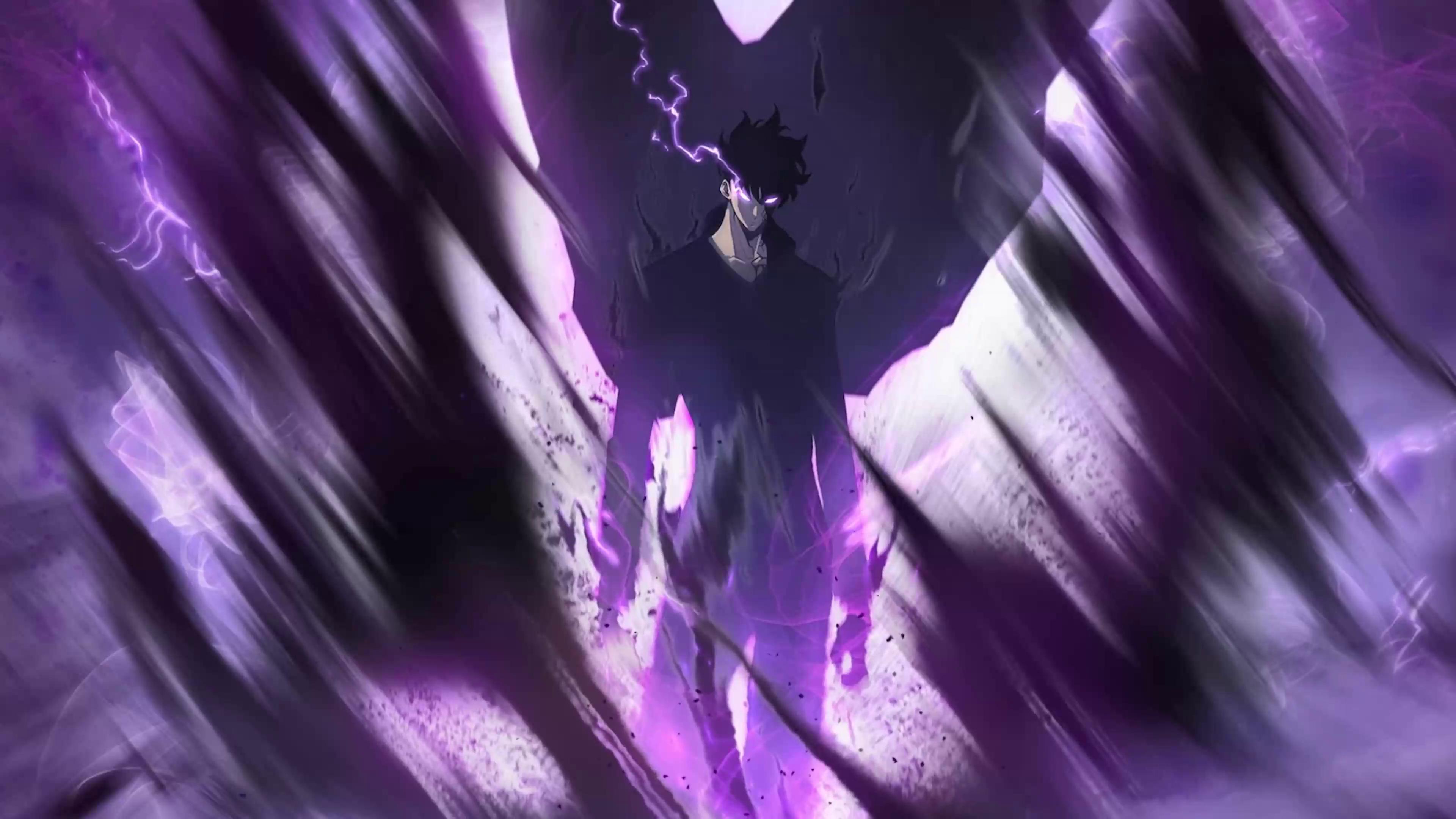 Sung Jin Woo Purple Live Wallpaper