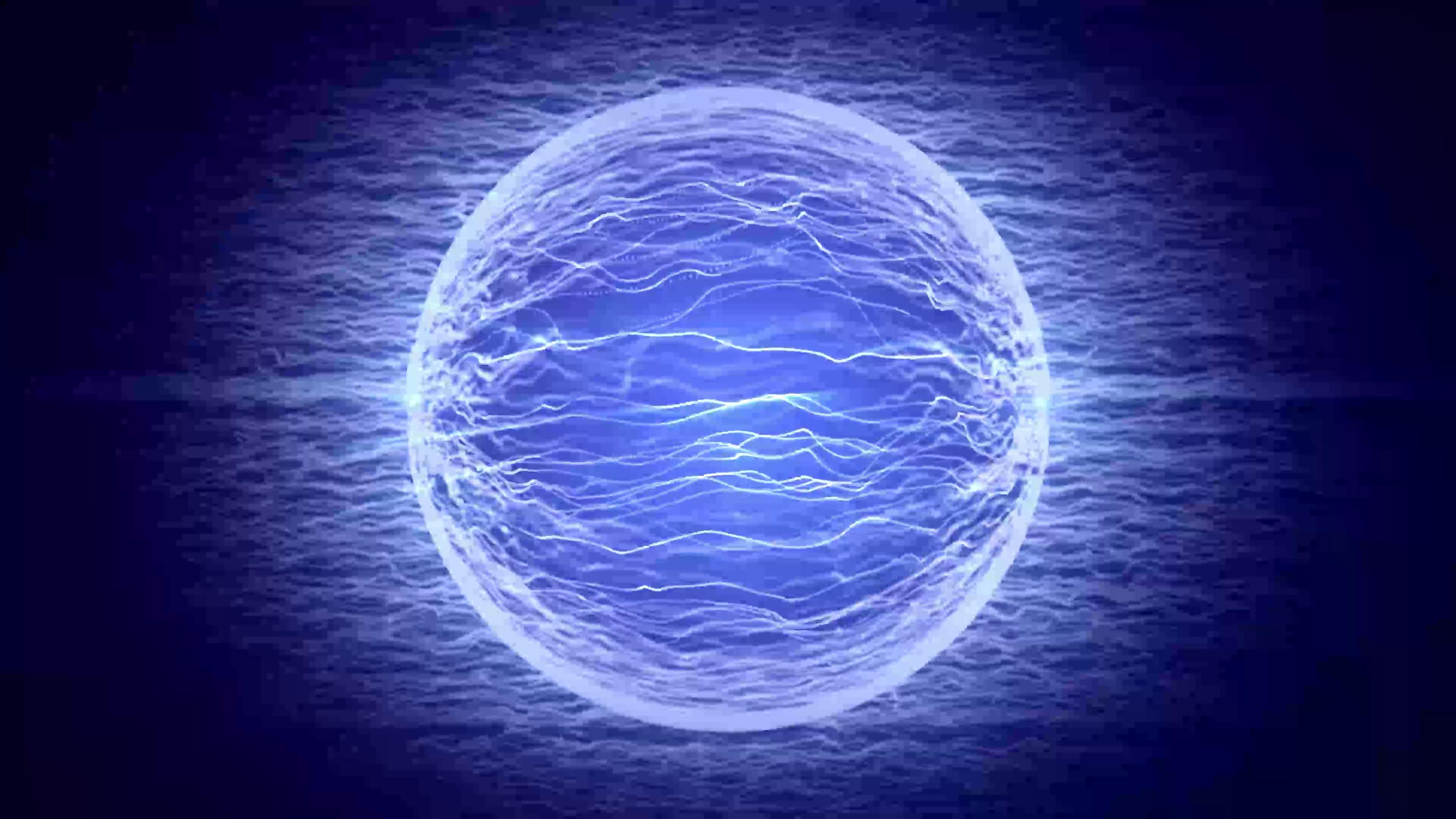 Blue Sphere With Shine Live Wallpaper