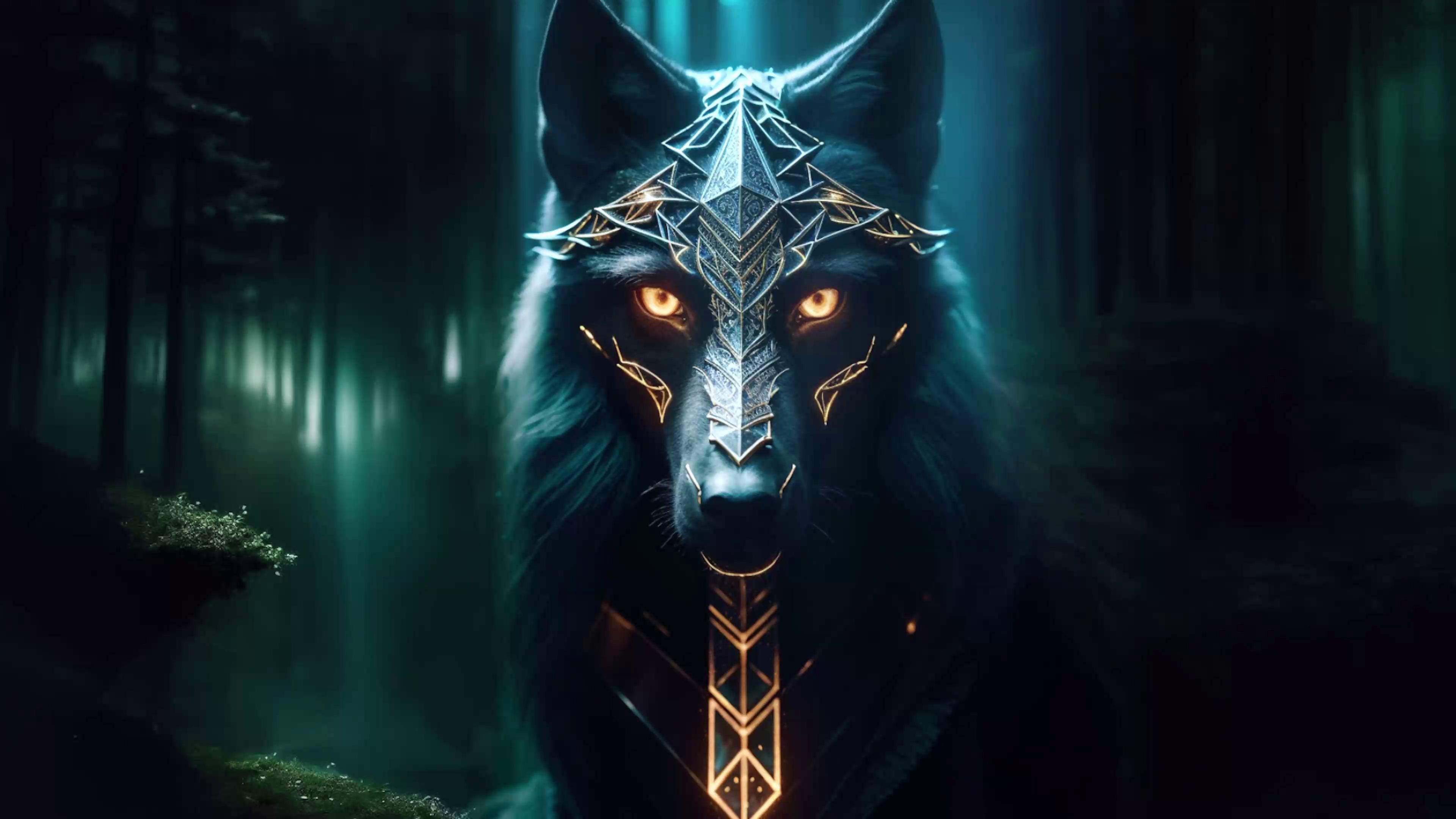 Dark Fantasy Wolf Mobile Live Wallpaper
