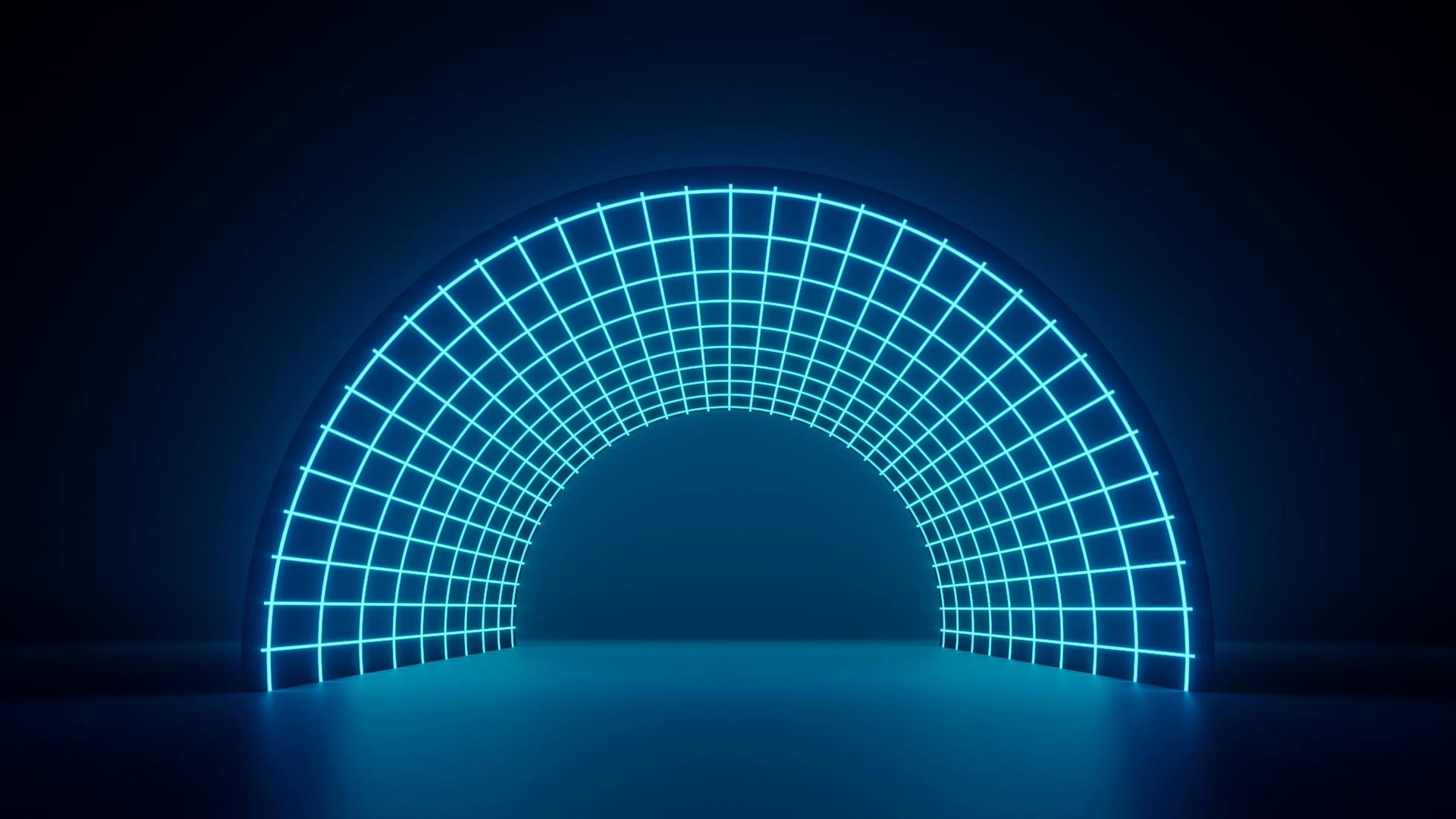 Blue Tunnel Live Wallpaper