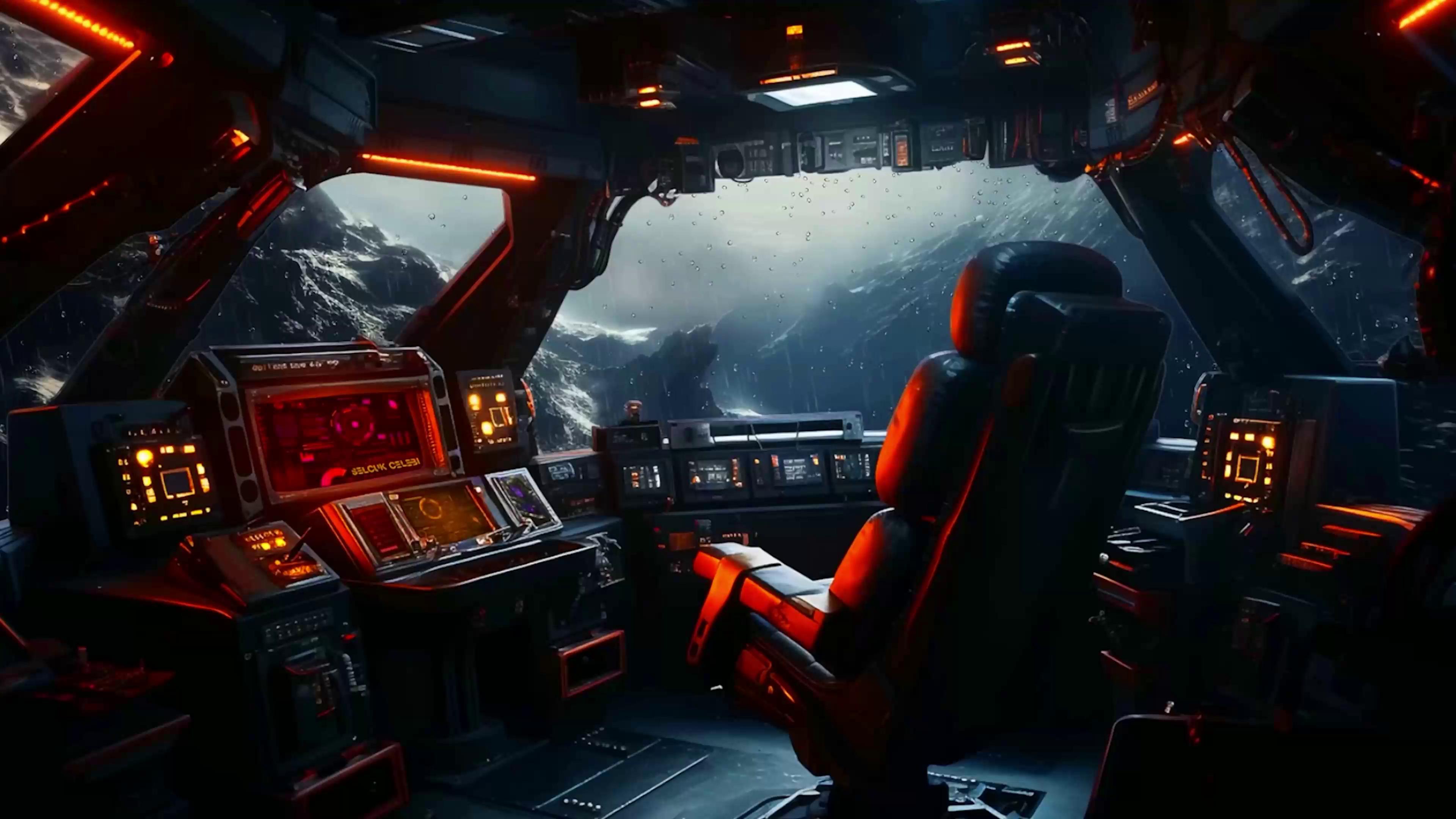 Spaceship Inside Live Wallpaper