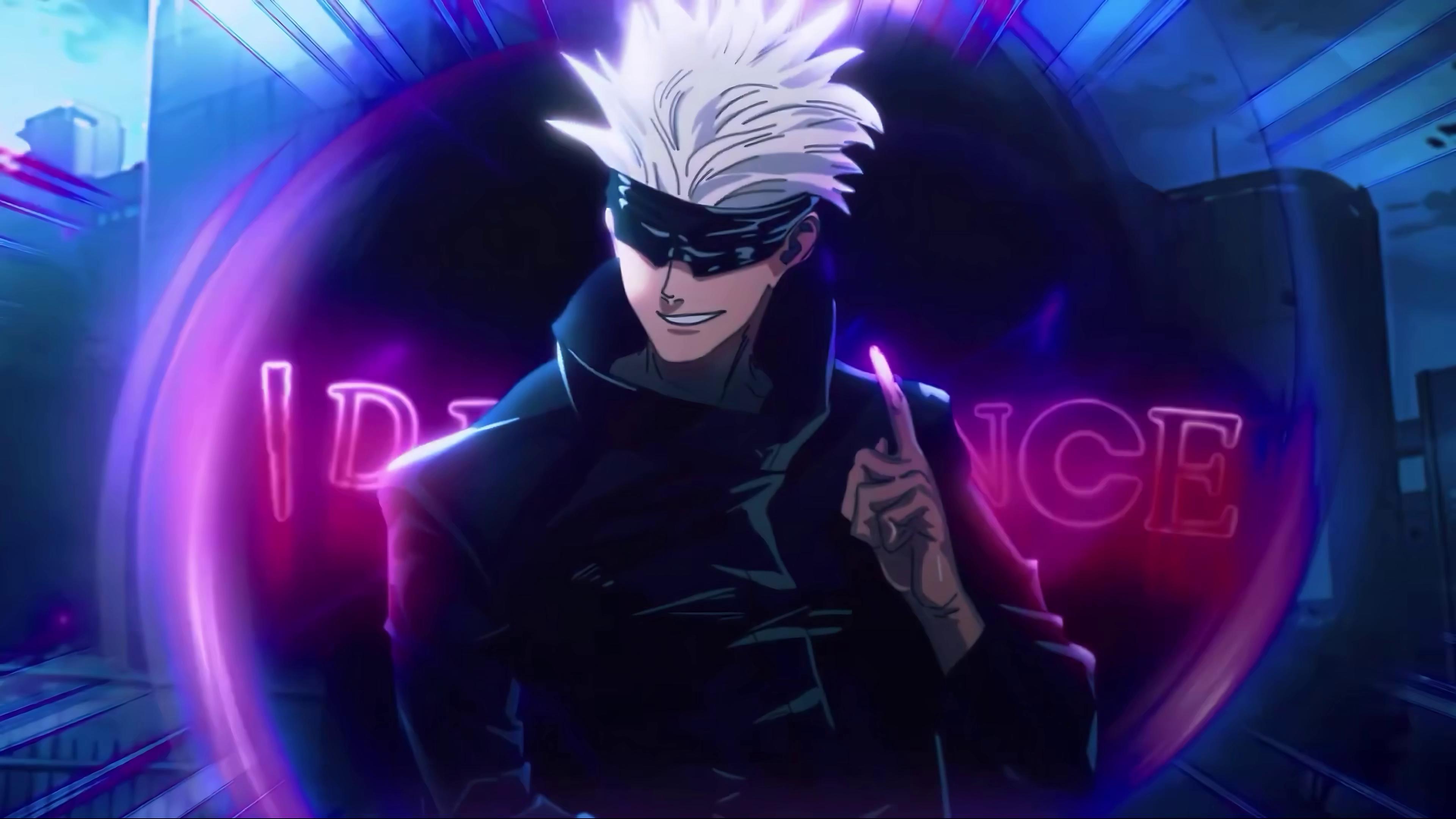 Gojo on Mission Mobile Live Wallpaper