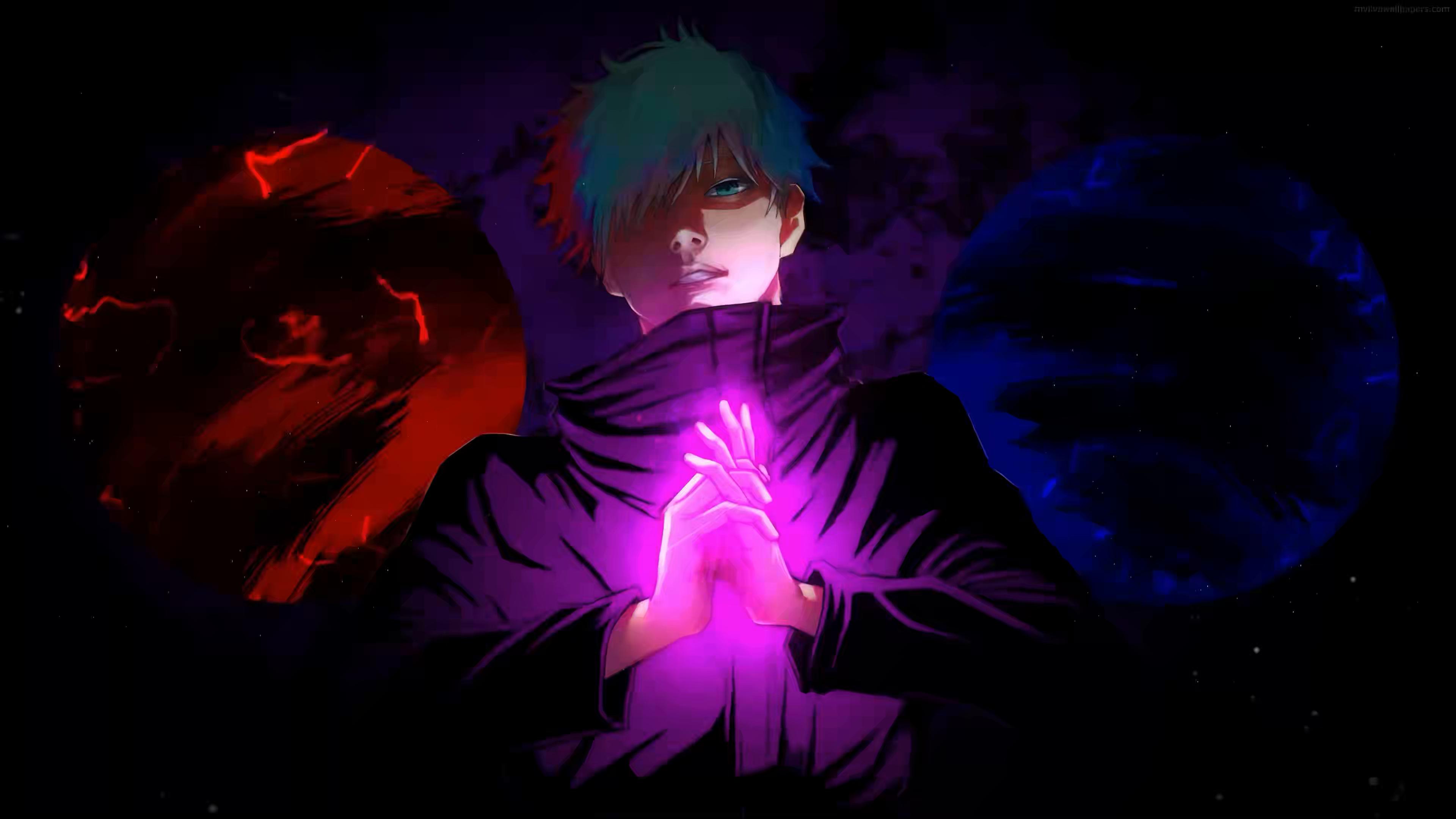 Gojo Satoru: Purple Majesty Live Wallpaper