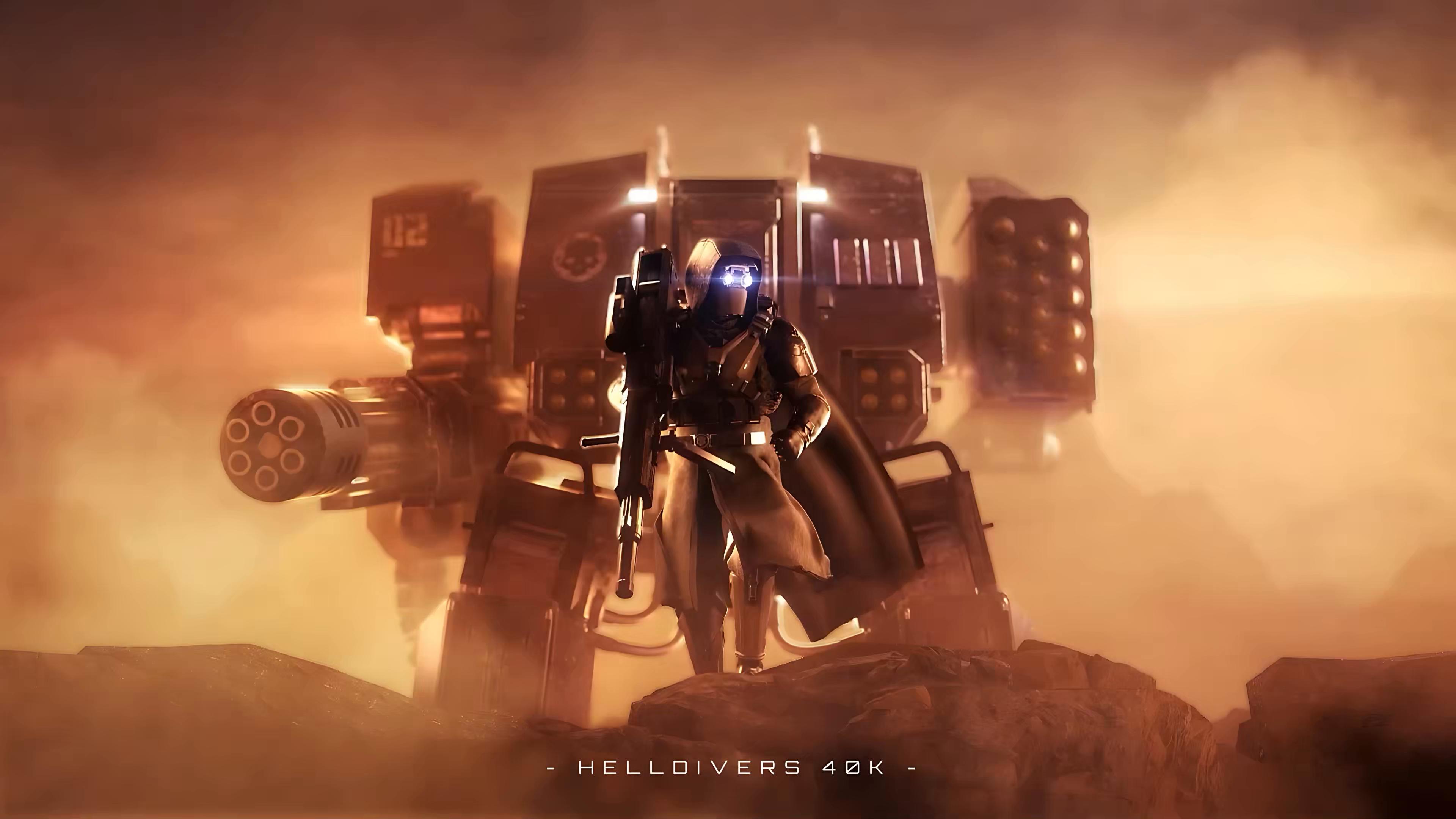 Helldivers 40K Crossover Live Wallpaper