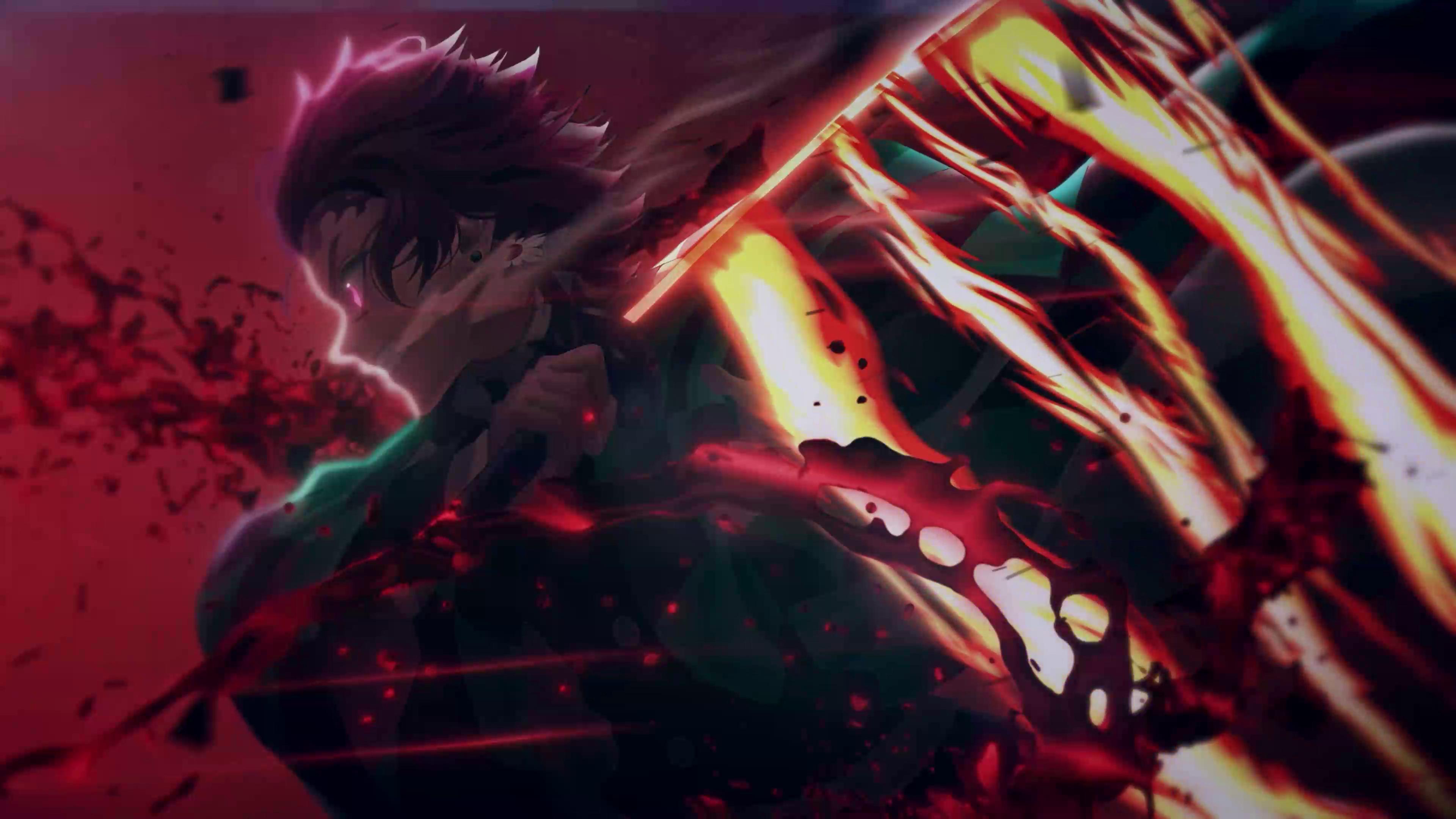 Tanjiro Kamado Flame Live Wallpaper